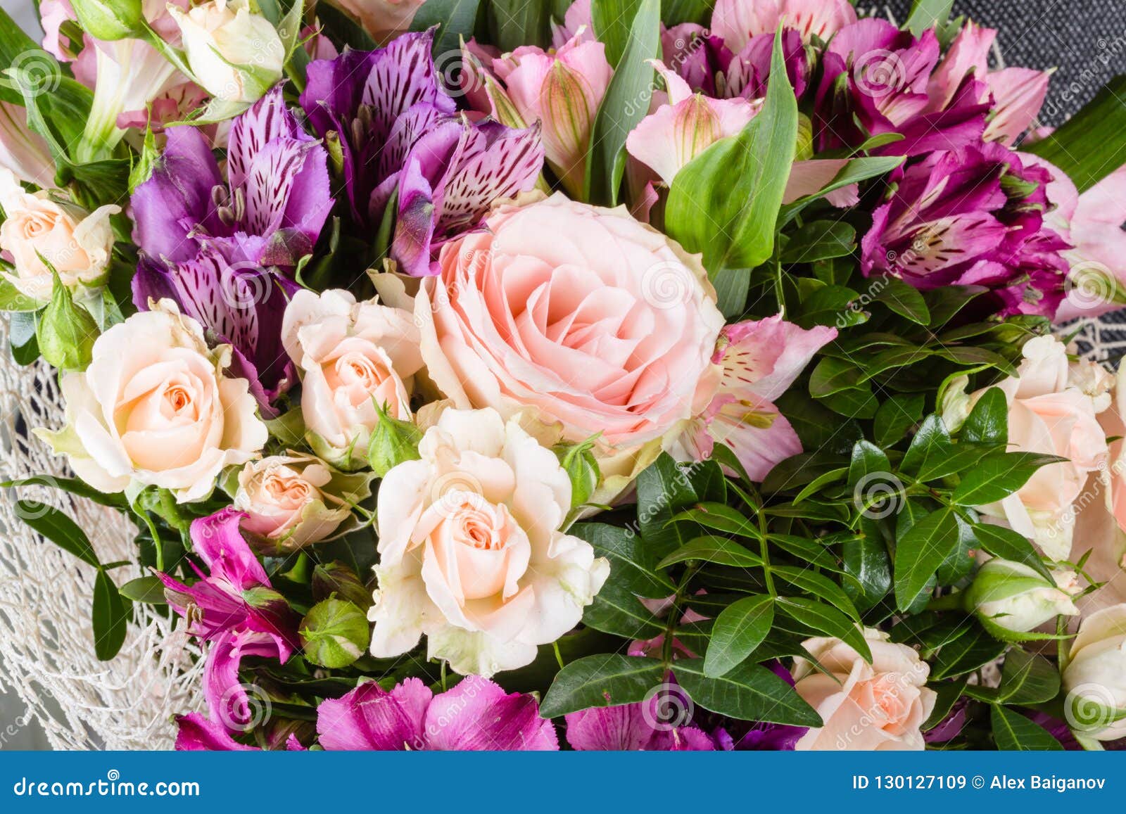 Closeup banch of flowers stock image. Image of arrangement - 130127109