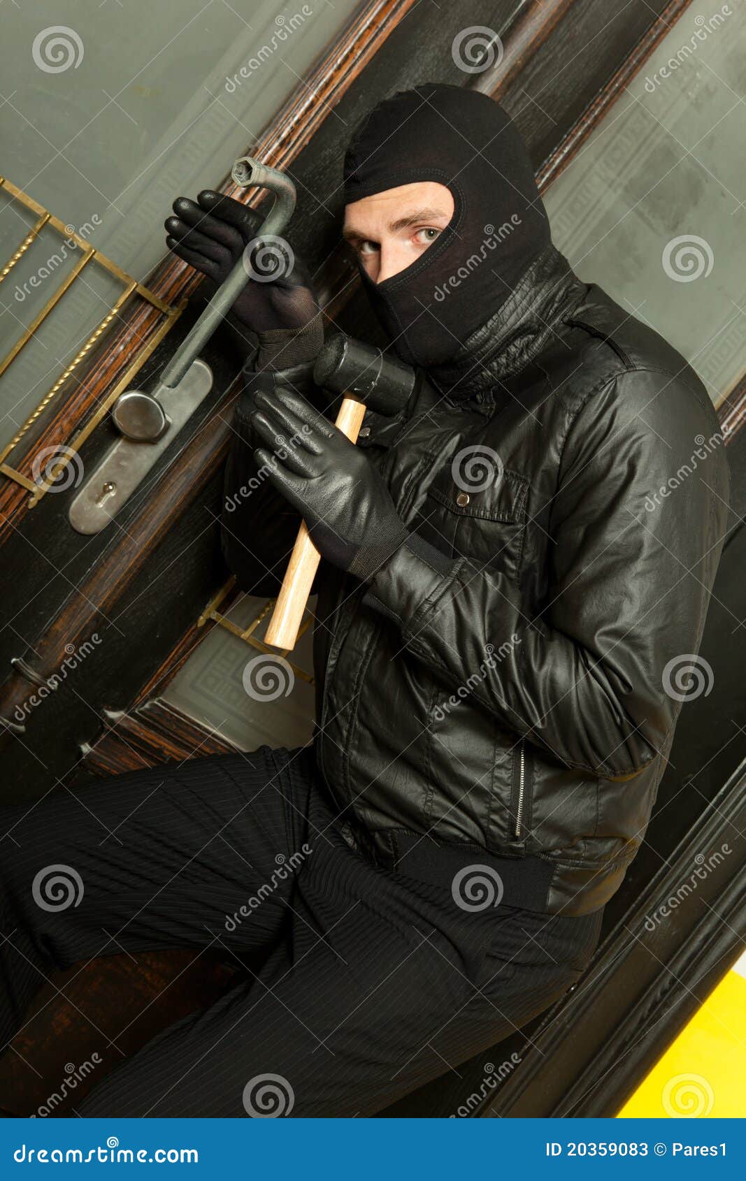 Closeup bandit stock image. Image of metal, order, closeup - 20359083