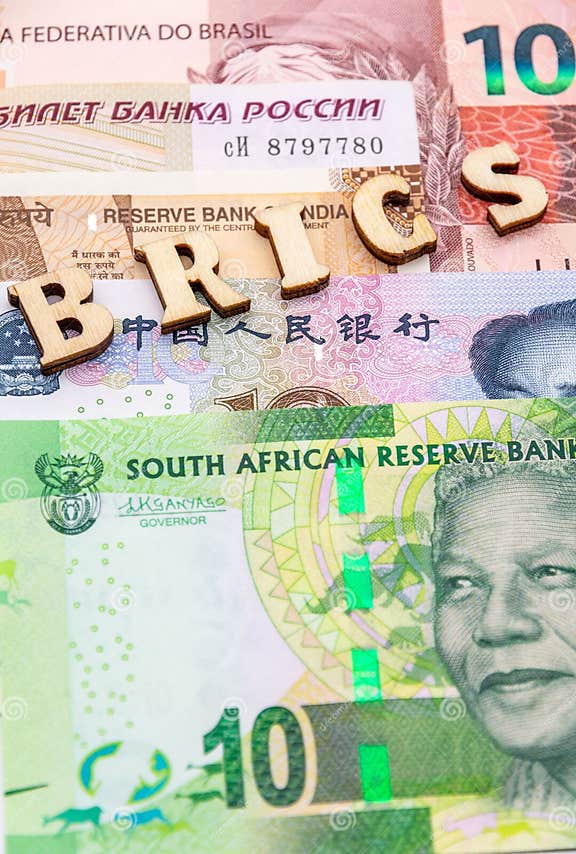 Closeup of Banknotes of BRICS Countries Stock Image - Image of counting ...
