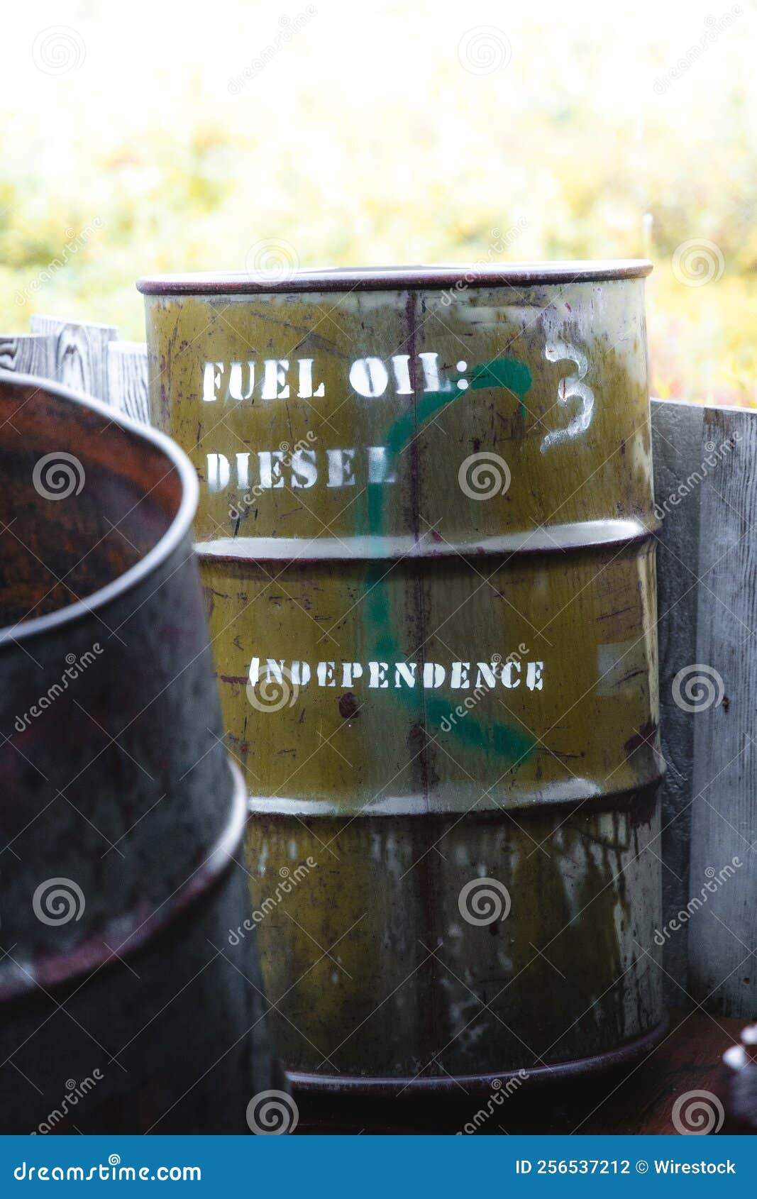 Closeup of Barrel of Fuel Oil Stock Photo - Image of refinery, business ...