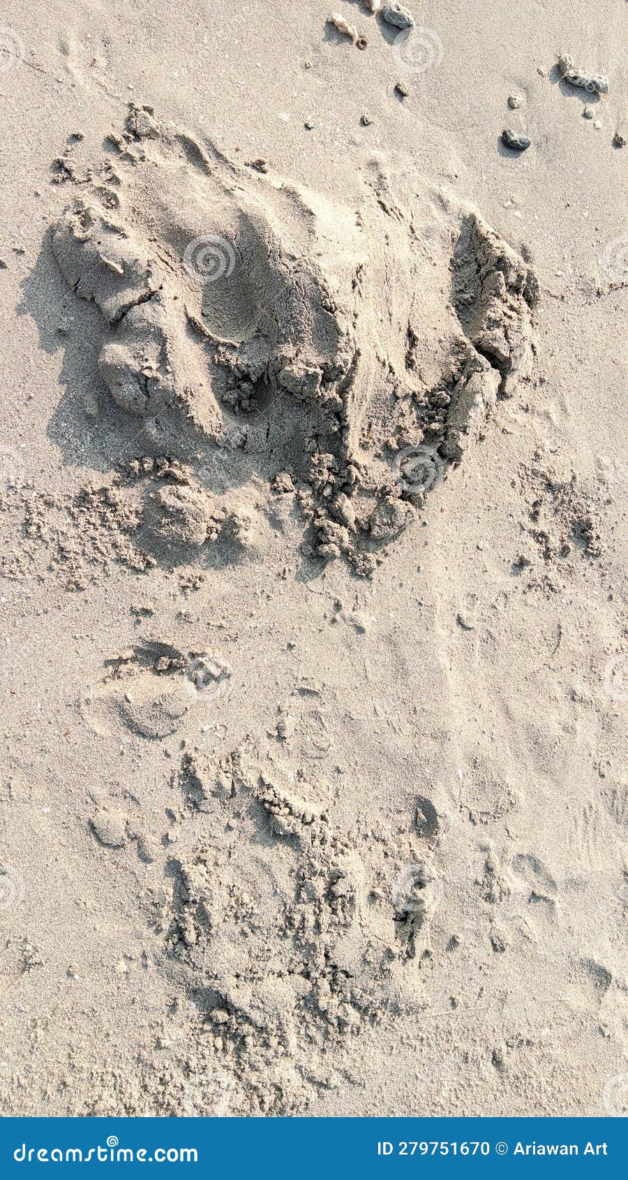 Closeup of Beach Sand Pattern in Summer for Wallpaper. Stock Photo ...