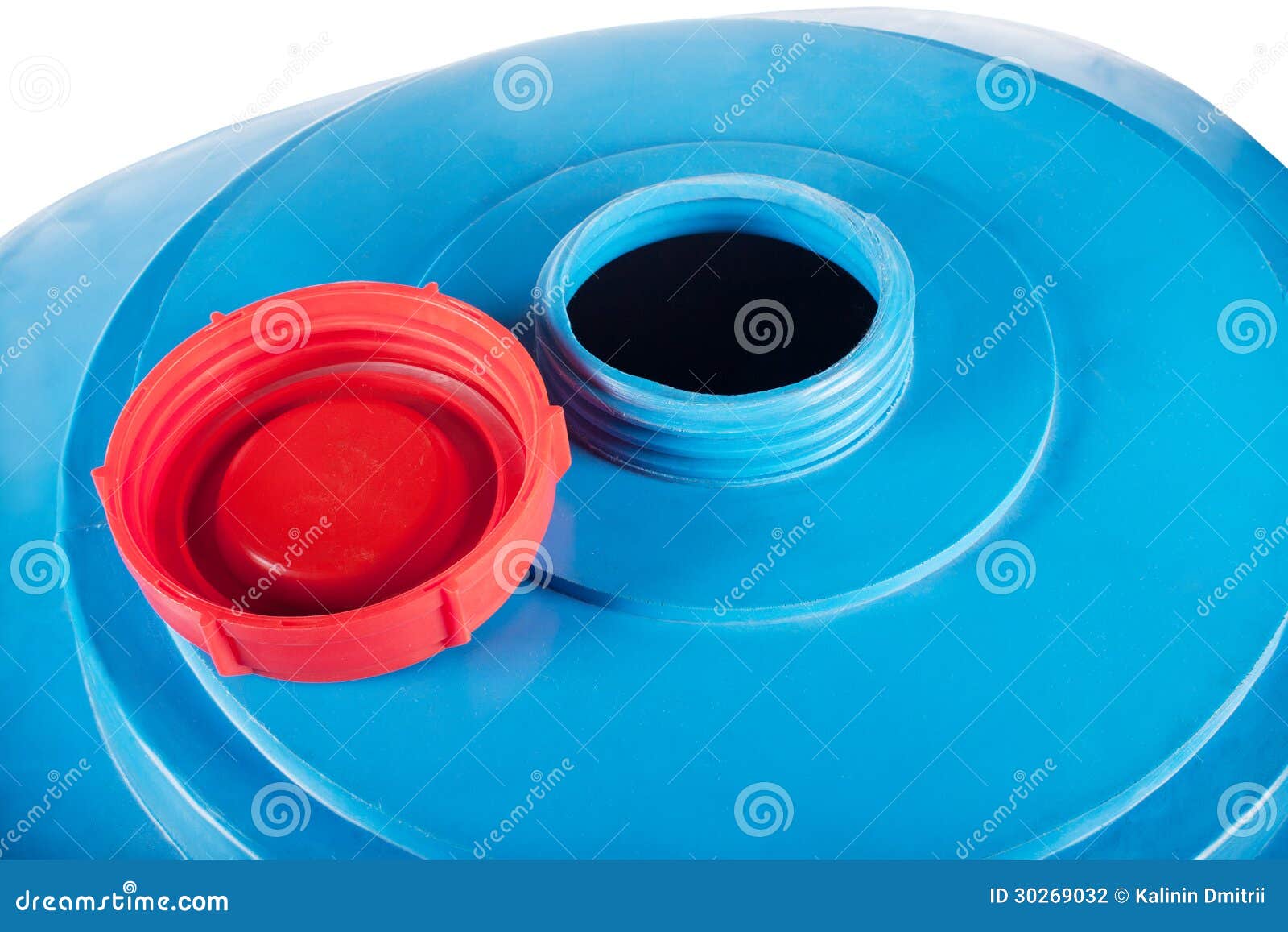 Closeup of Big Polyethylene Container Stock Photo - Image of full, huge ...