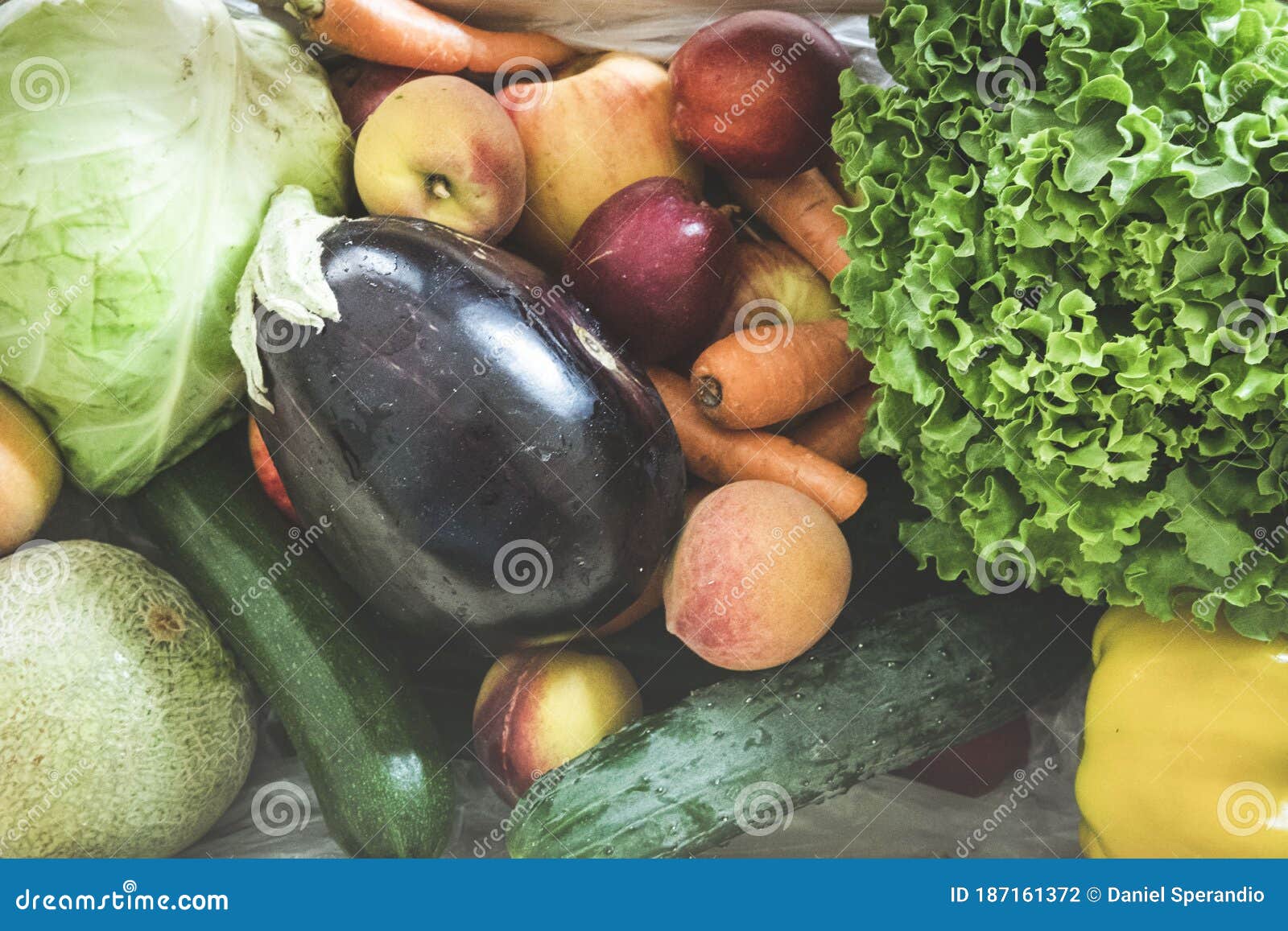 Closeup of bio vegetables stock photo. Image of agriculture - 187161372
