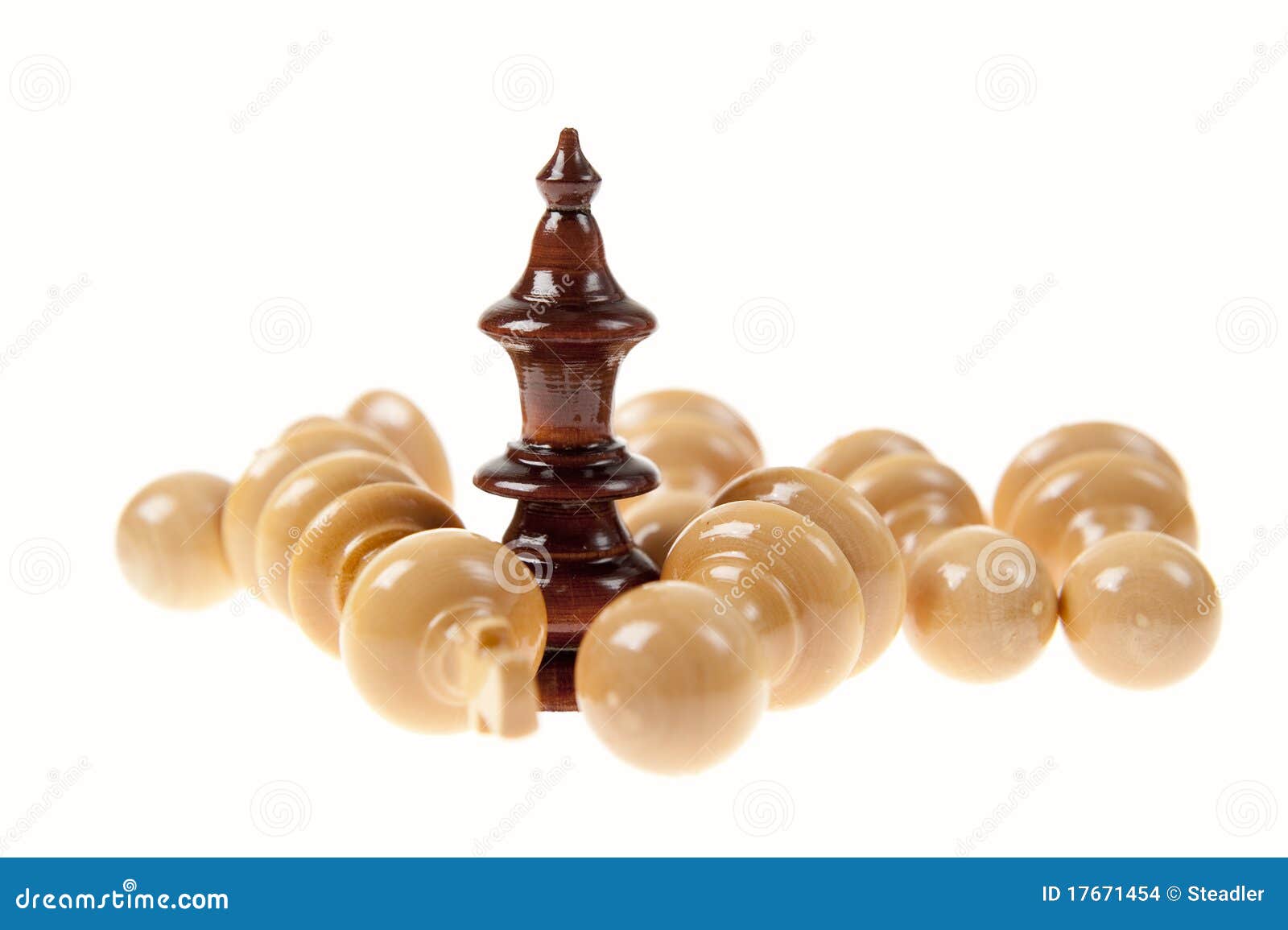 Closeup of Black Chess Queen Stock Photo - Image of pawn, sport: 17671454