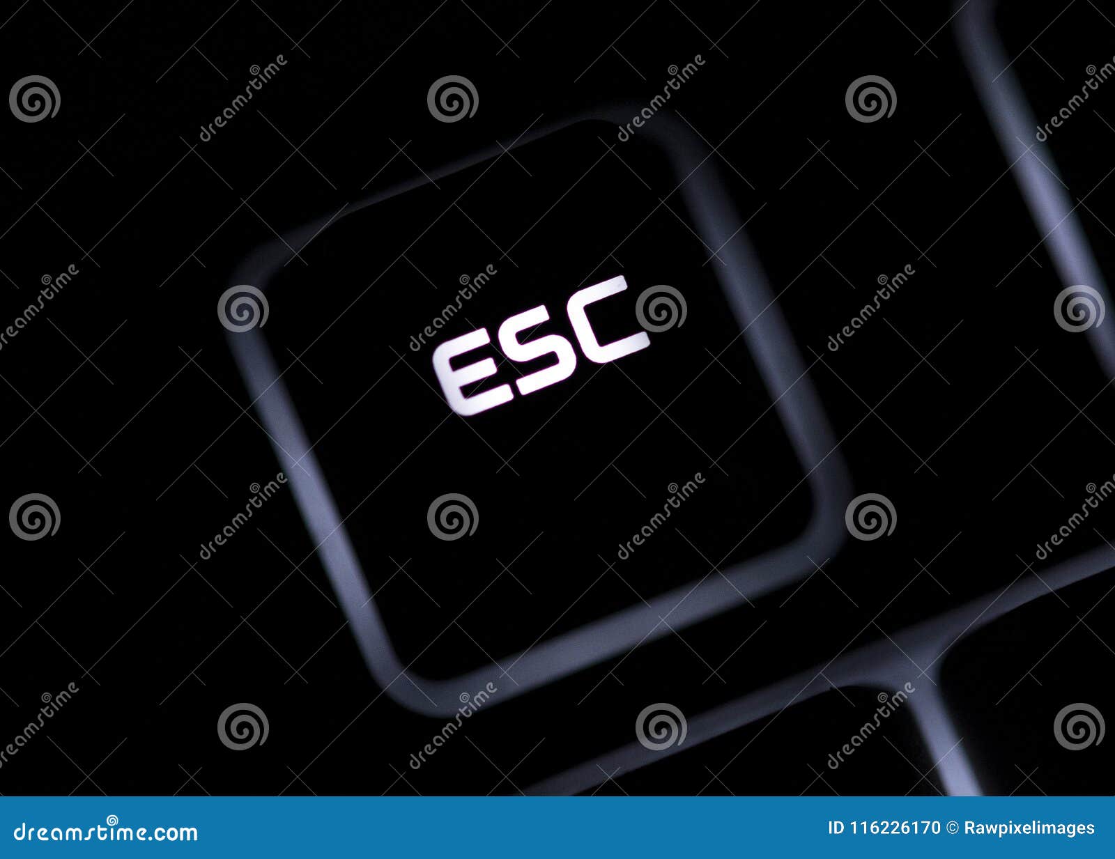 Closeup of a Black Computer Keyboard and ESC Button Stock Photo - Image ... Closeup of a Black Computer Keyboard and ESC Button Stock Photo - Image ...