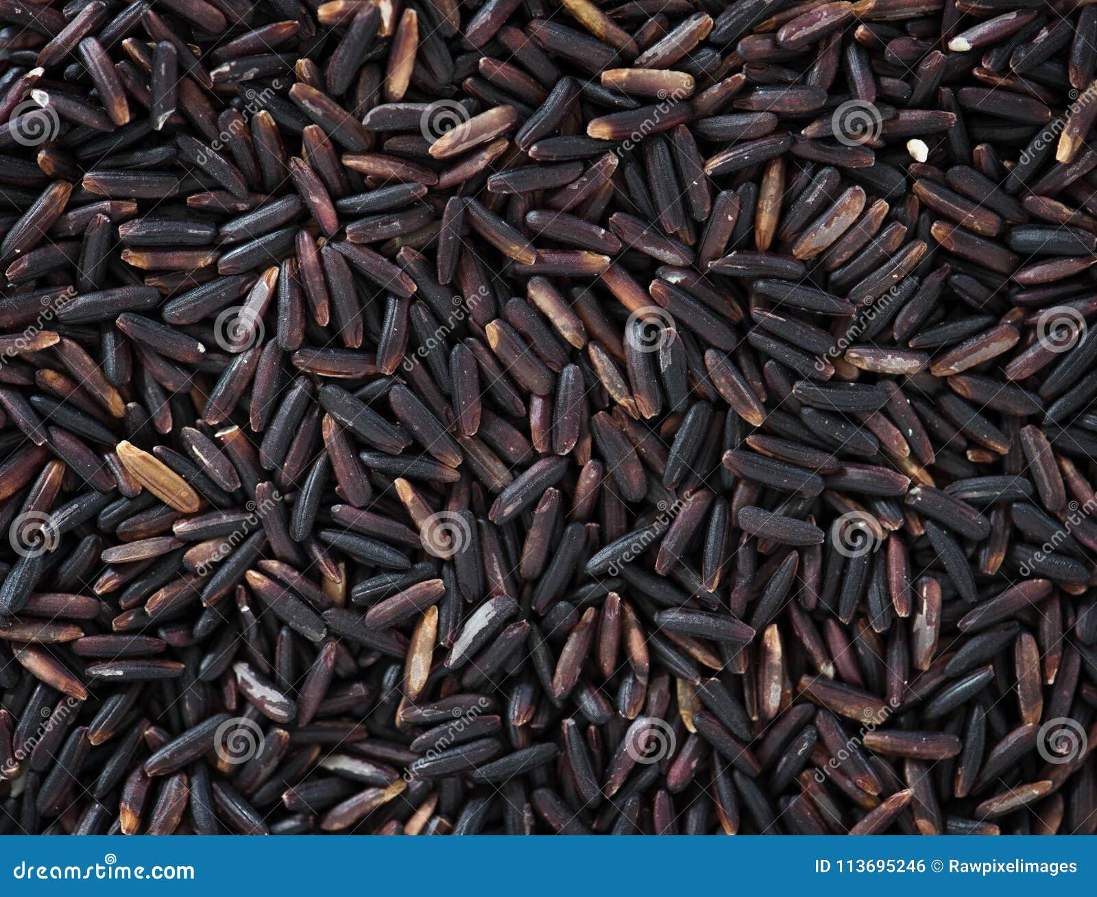Closeup of Black Rice Textured Wallpaper Stock Photo - Image of ...
