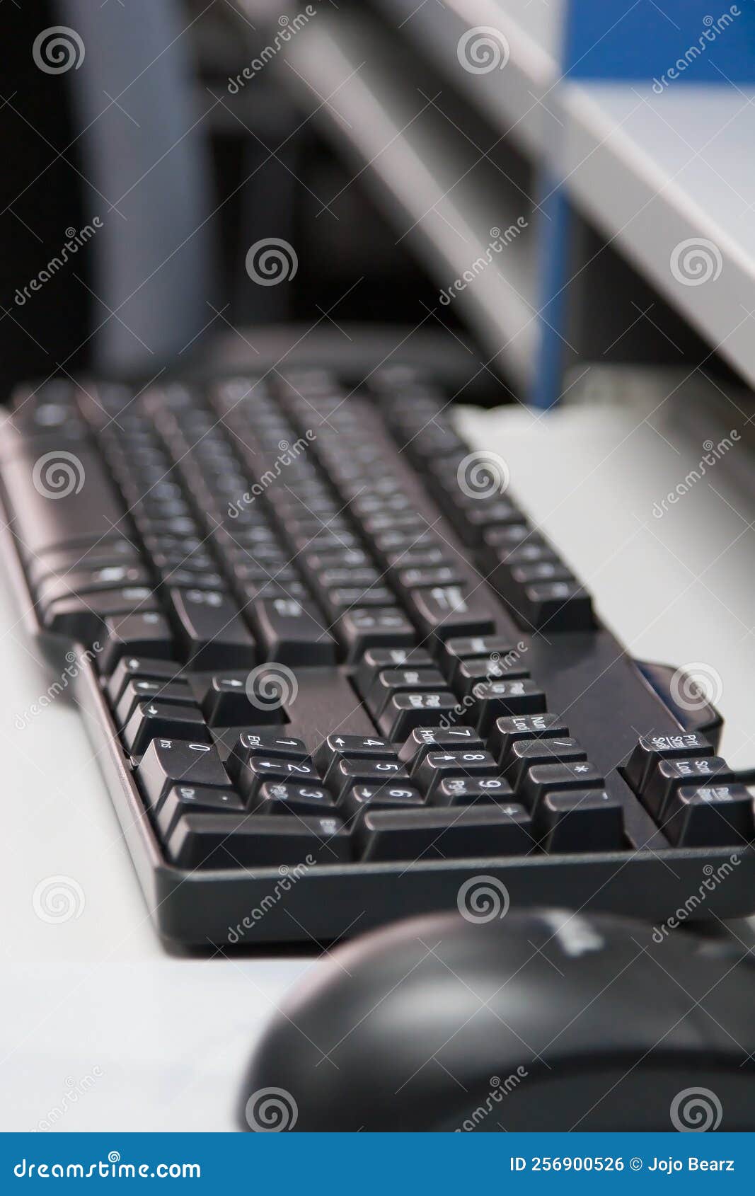 Closeup of Black Thai and English Computer Keyboard Stock Photo - Image ...