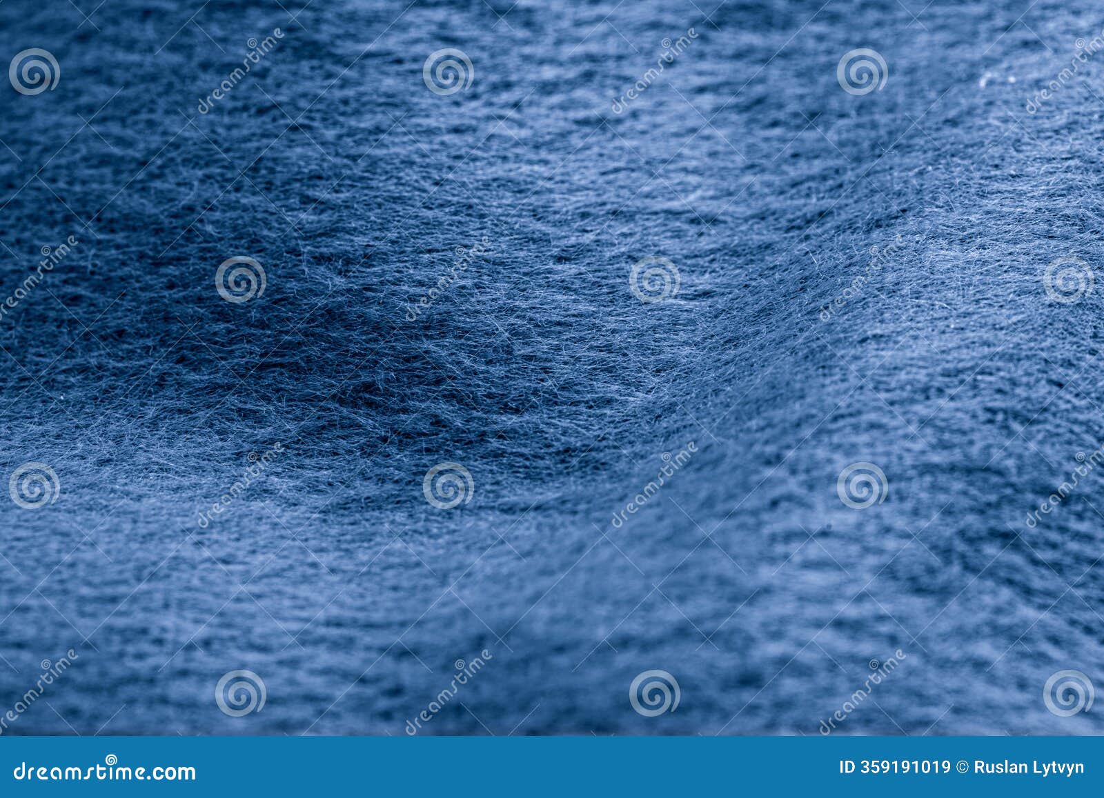 Closeup of Blue Fuzzy Textured Fabric Background Stock Image - Image of ...