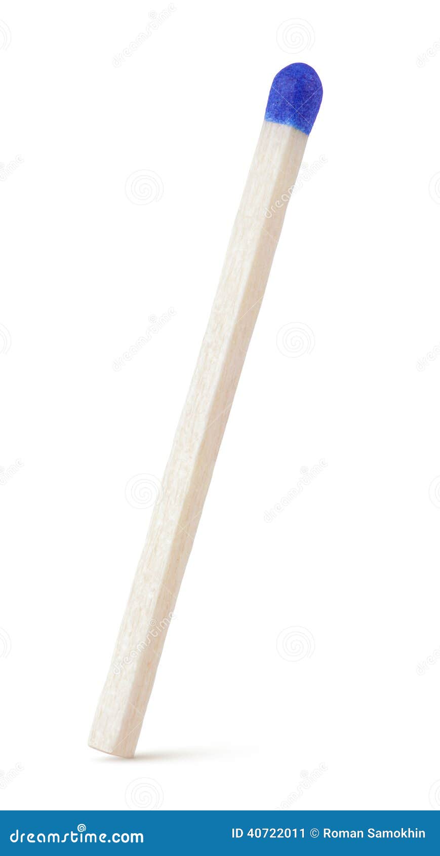 Closeup of blue match stock image. Image of simple, danger - 40722011