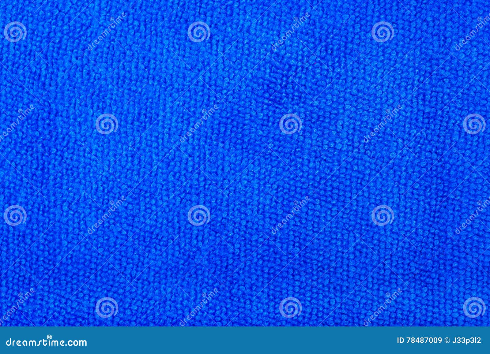 Closeup Blue Microfiber Cloth Stock Image - Image of micro, structure ...