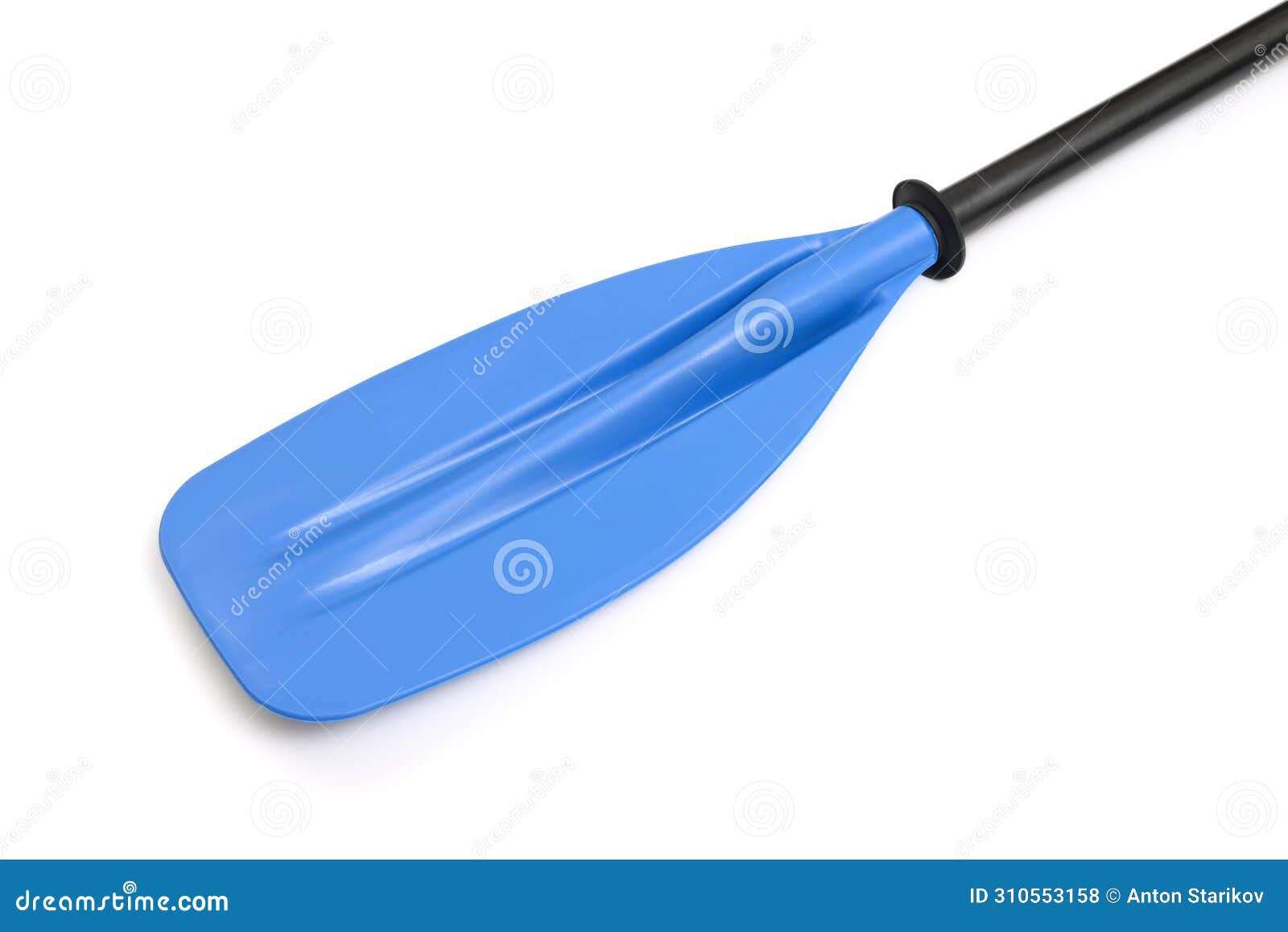 Boat Paddle In Traditional Raft Called Lotca, In Danube Delta, R Stock ...