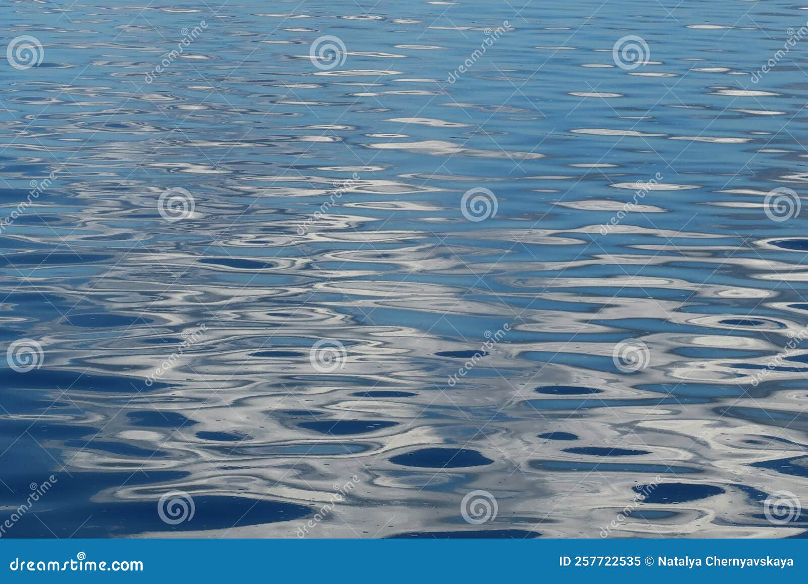 Closeup of Blue River Water Background Stock Image - Image of calm ...