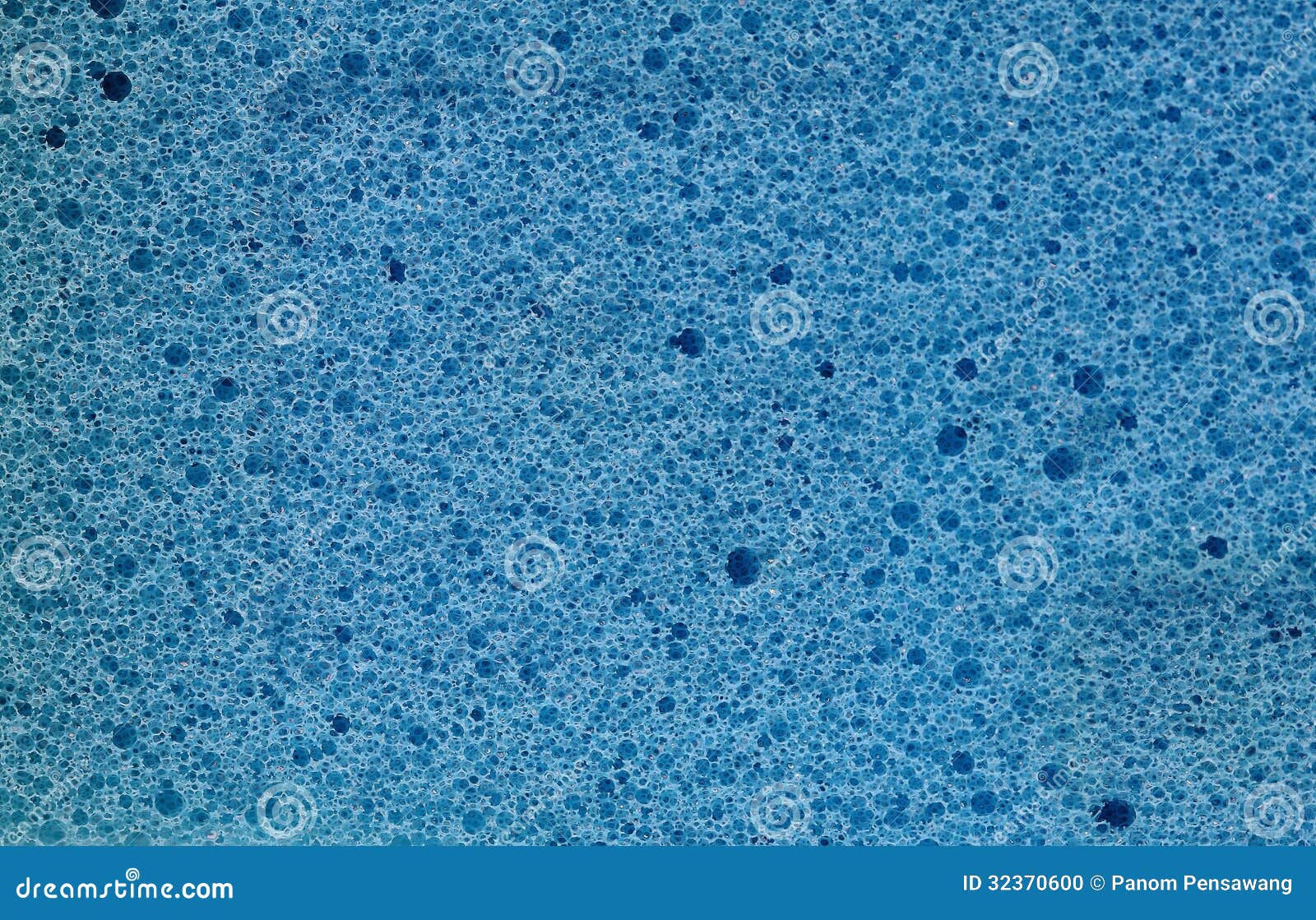 Closeup Blue Sponge Texture Stock Photo - Image of bathroom, clean ...