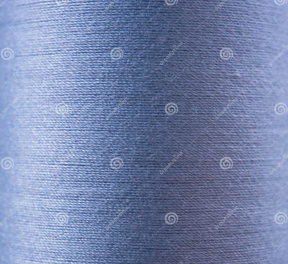 Closeup Blue Thread Texture for Background. Stock Photo - Image of clew ...
