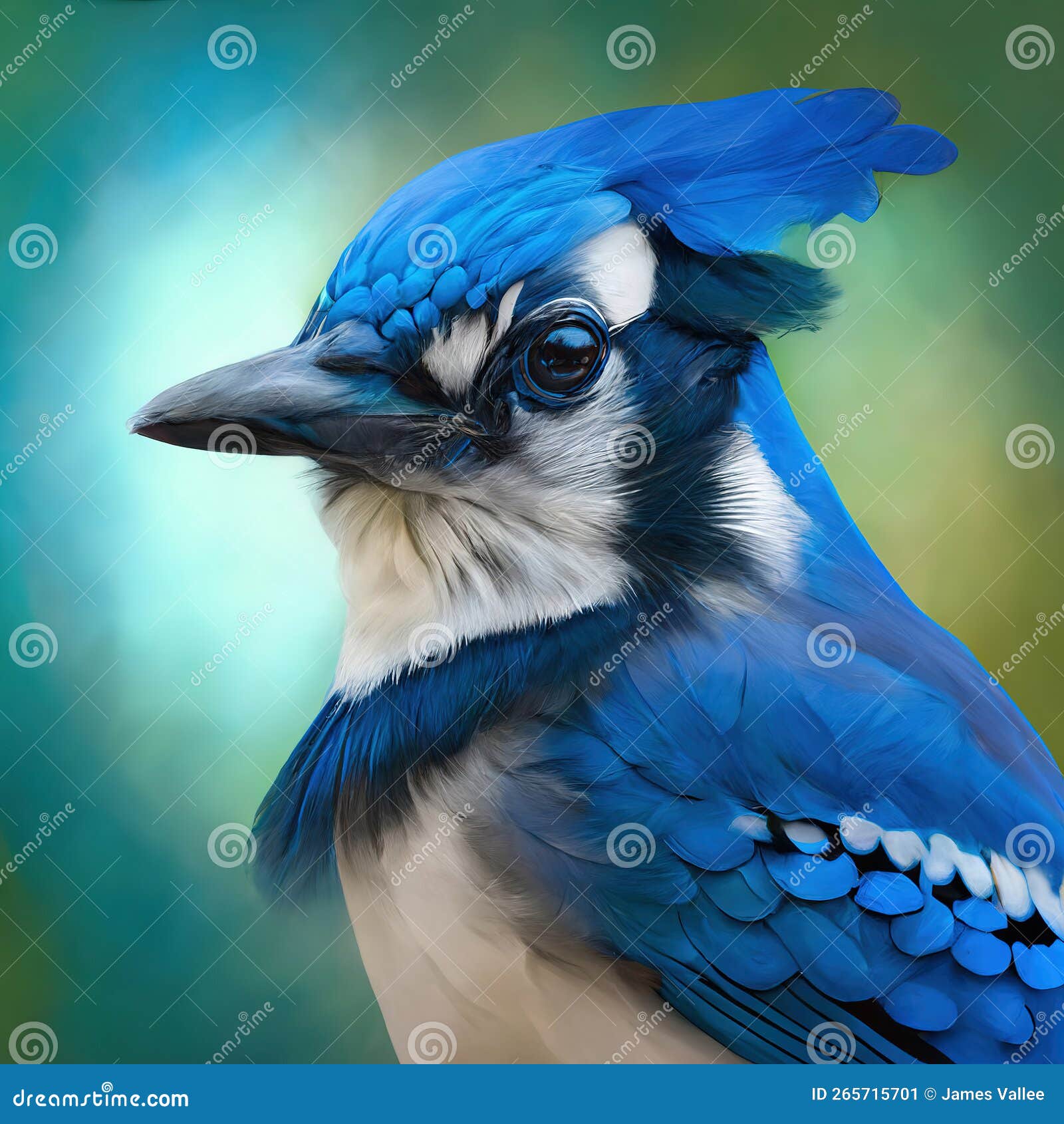Bluejay Bird - AI Generated Stock Illustration - Illustration of ...