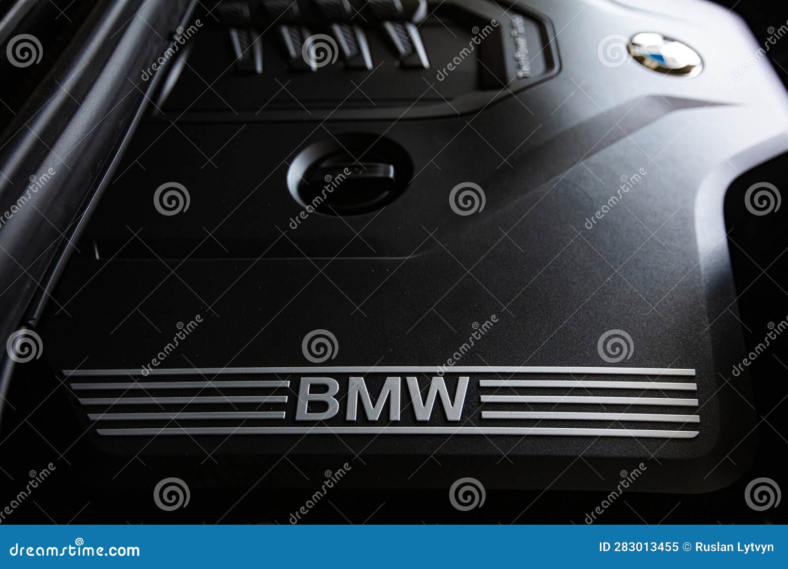 Closeup of BMW Engine Compartment Editorial Image - Image of m50d ...