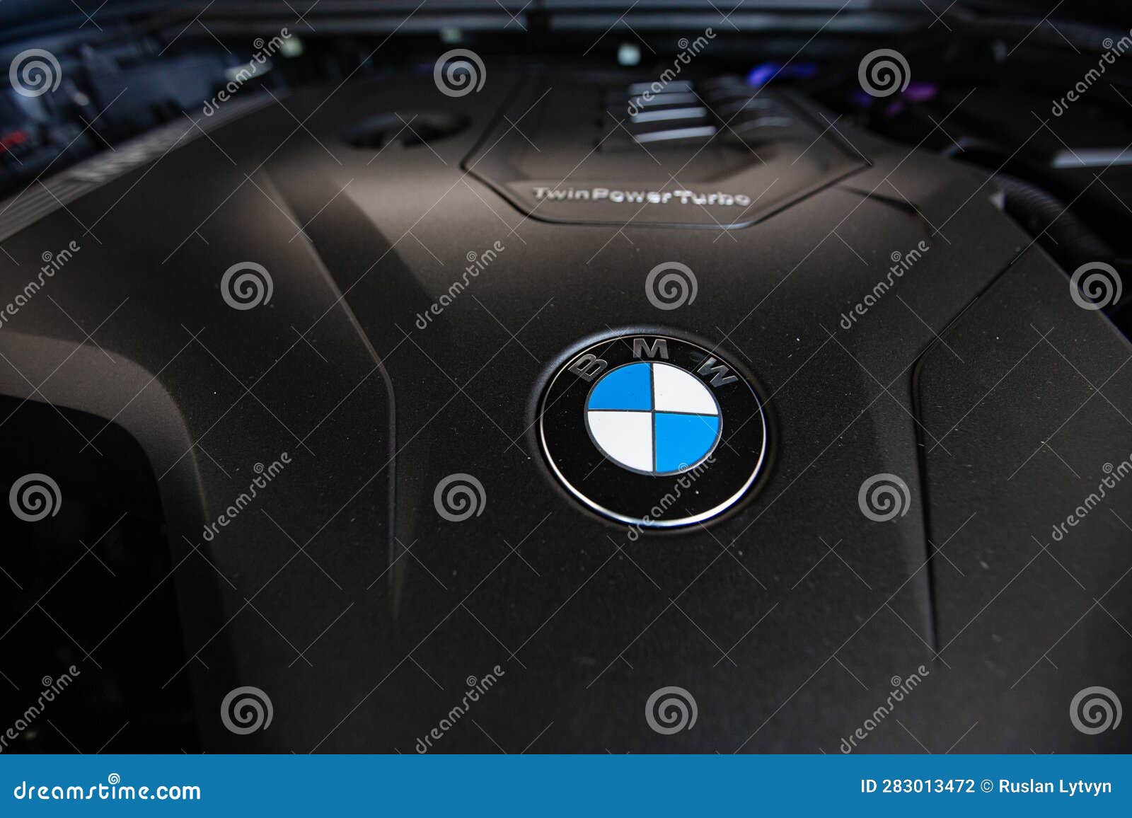 Closeup of BMW Engine Compartment Editorial Photography - Image of ...