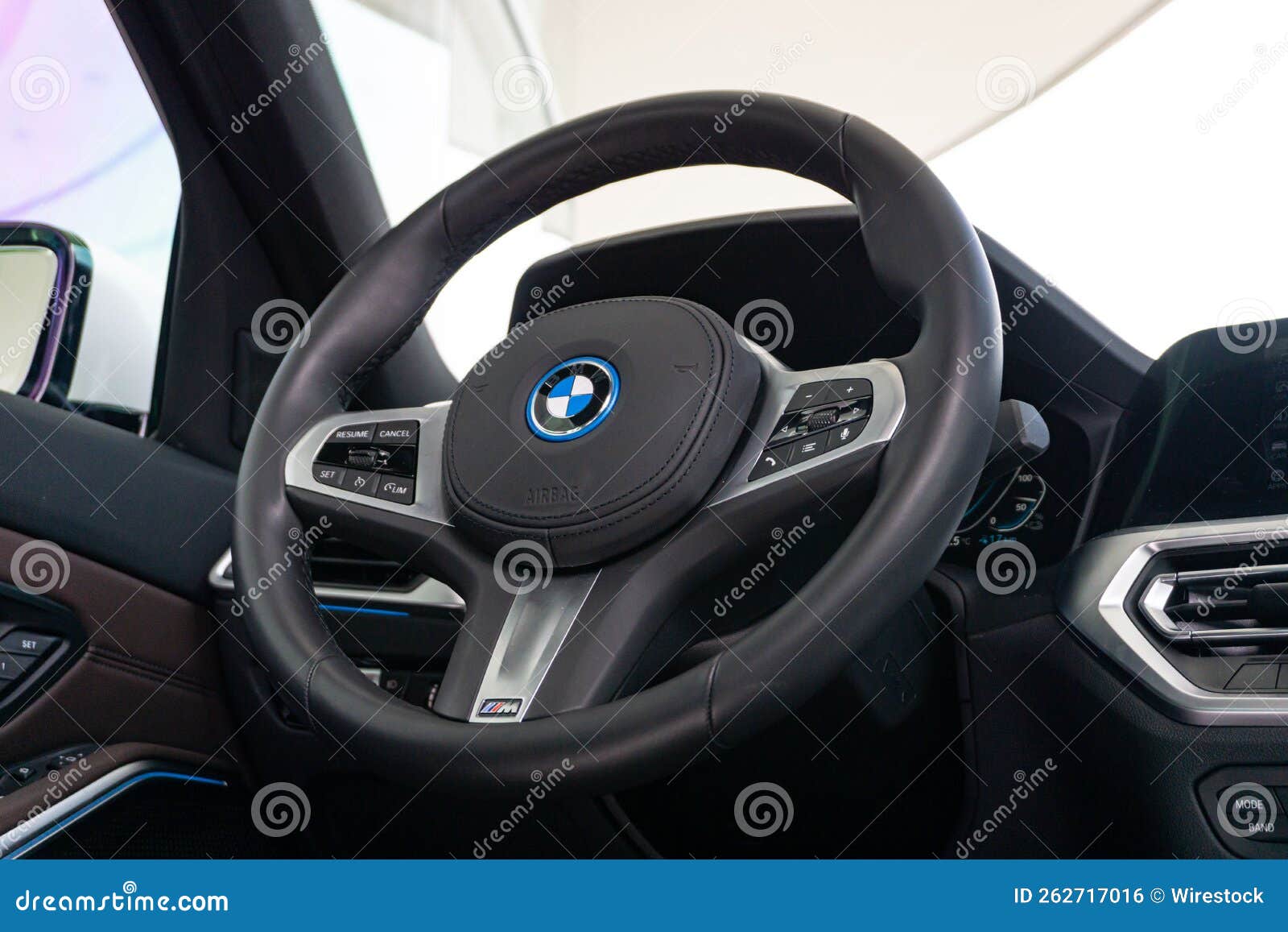 Closeup Of The Steering Wheel Of A Vintage Ferrari Racing Car ...