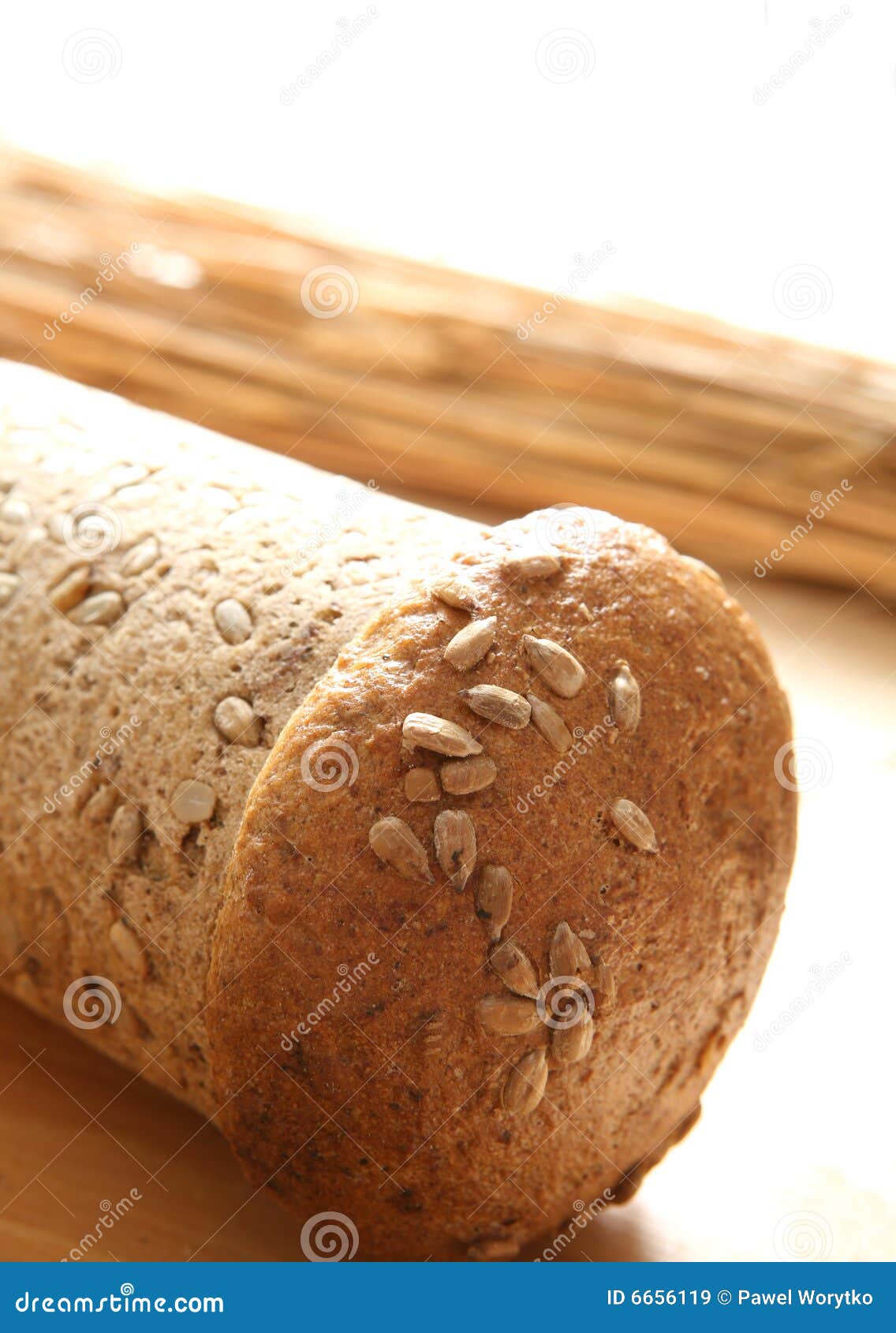 Closeup of bread roll stock image. Image of roll, detailed - 6656119