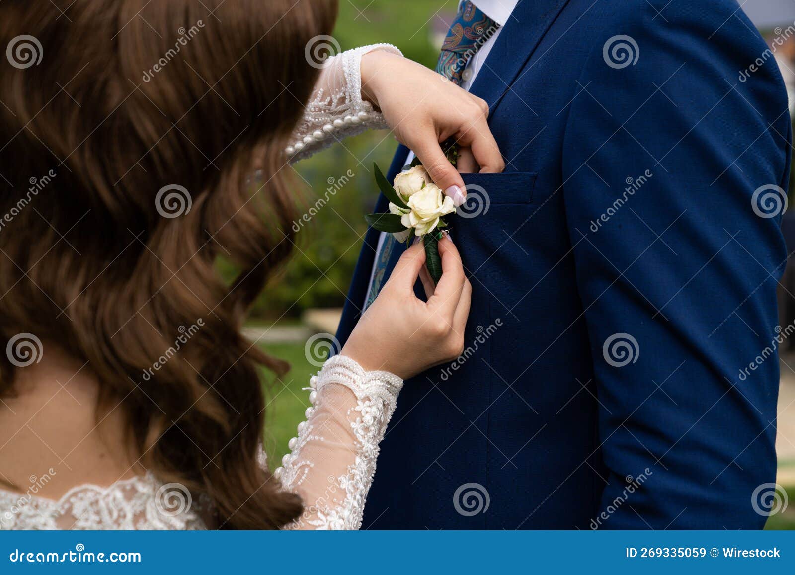 Closeup of a Bride and a Groom Stock Image - Image of groom, female ...