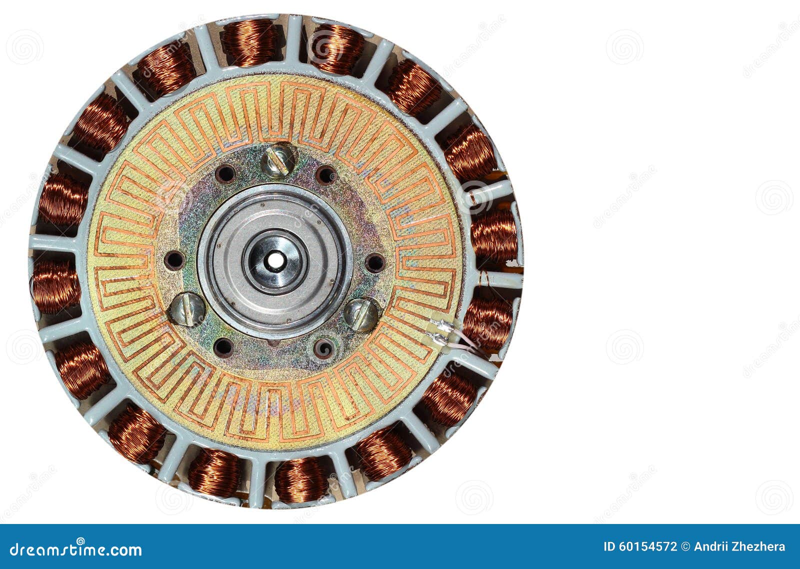 Closeup of Brushless Dc Motor with Removed Upper Cover Stock Photo ...