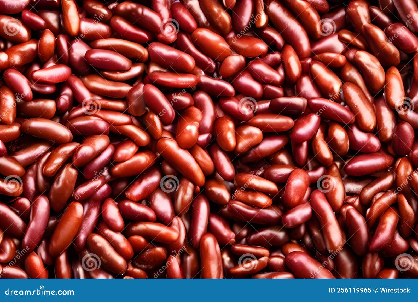Closeup of Bunch of Red Beans Stock Image - Image of food, group: 256119965