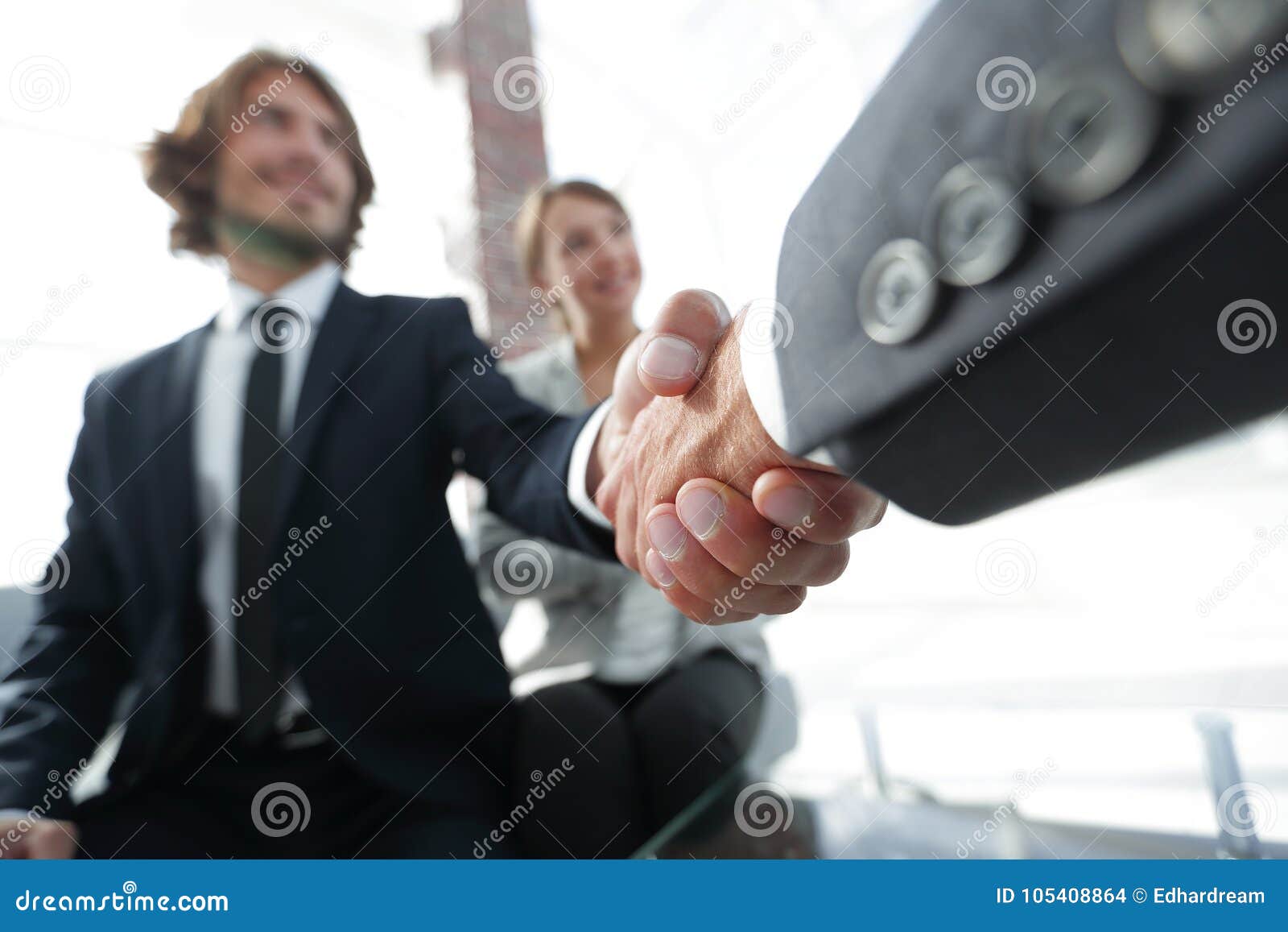 Closeup of a Business Hand Shake Stock Photo - Image of close, adult ...