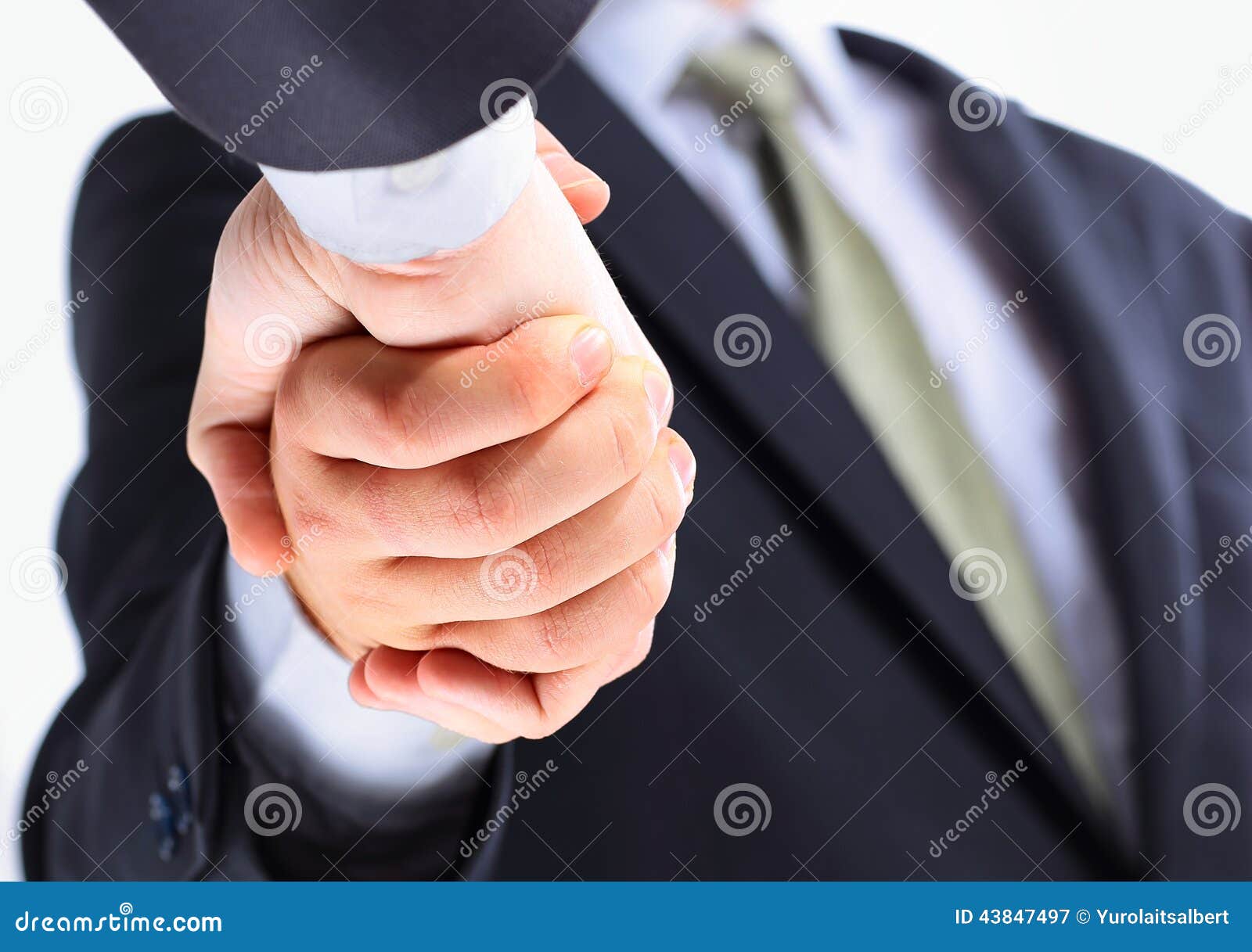 Closeup of a Business Hand Shake Stock Image - Image of adult, business ...