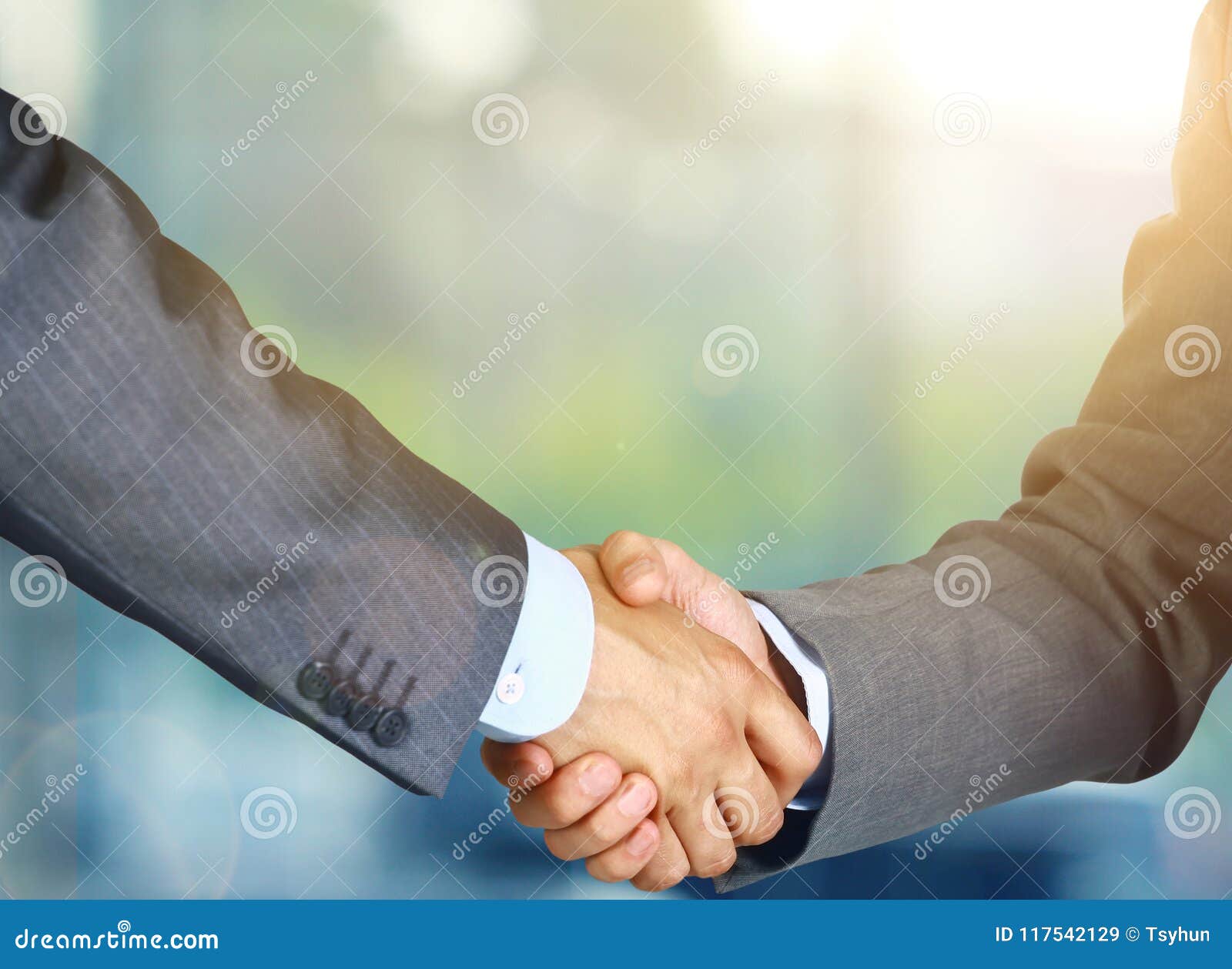 Closeup of a Business Hand Shake between Two Colleagues. Stock Image ... Closeup of a Business Hand Shake between Two Colleagues. Stock Image ...