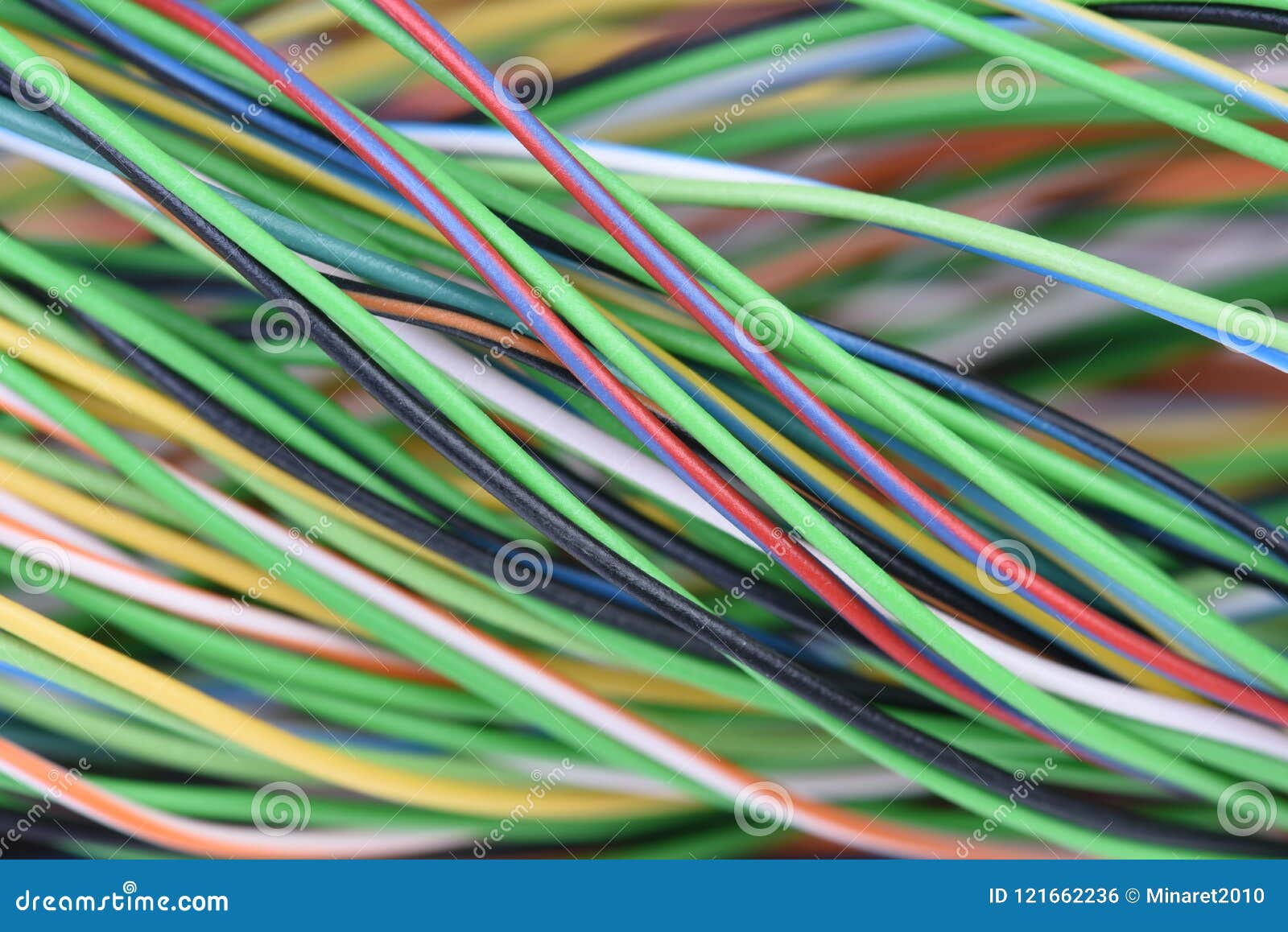 Cable Electrical On Outdoor Wall .lectrical Boxes And Lots Of ...