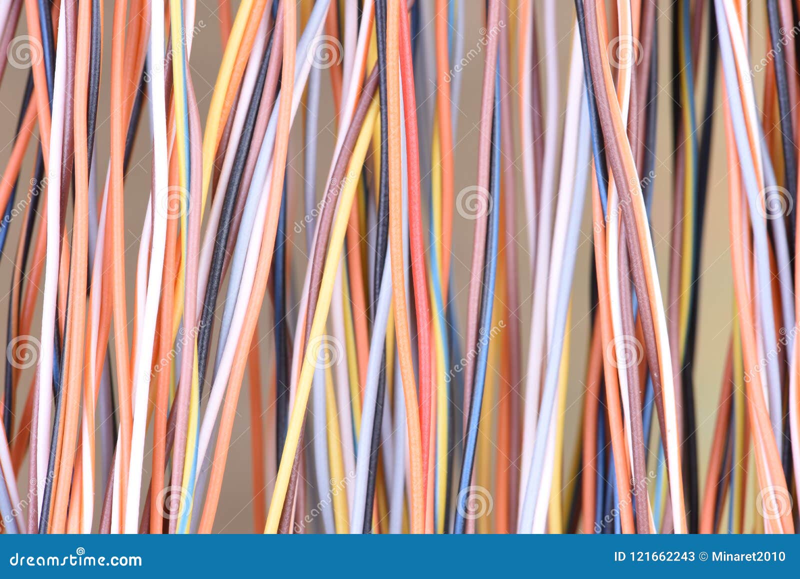 Cable Electrical On Outdoor Wall .lectrical Boxes And Lots Of ...