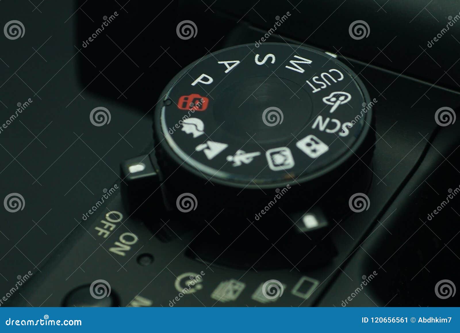 Digital camera mode dial stock image. Image of digital - 120656561