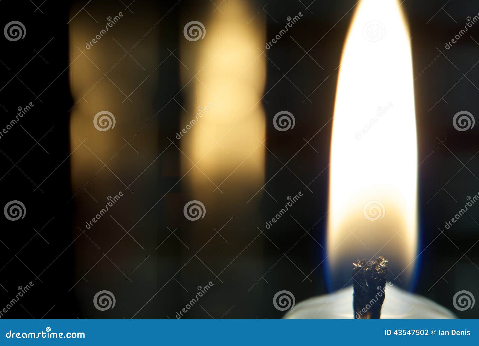 Closeup of the candle stock photo. Image of macro, isolated - 43547502