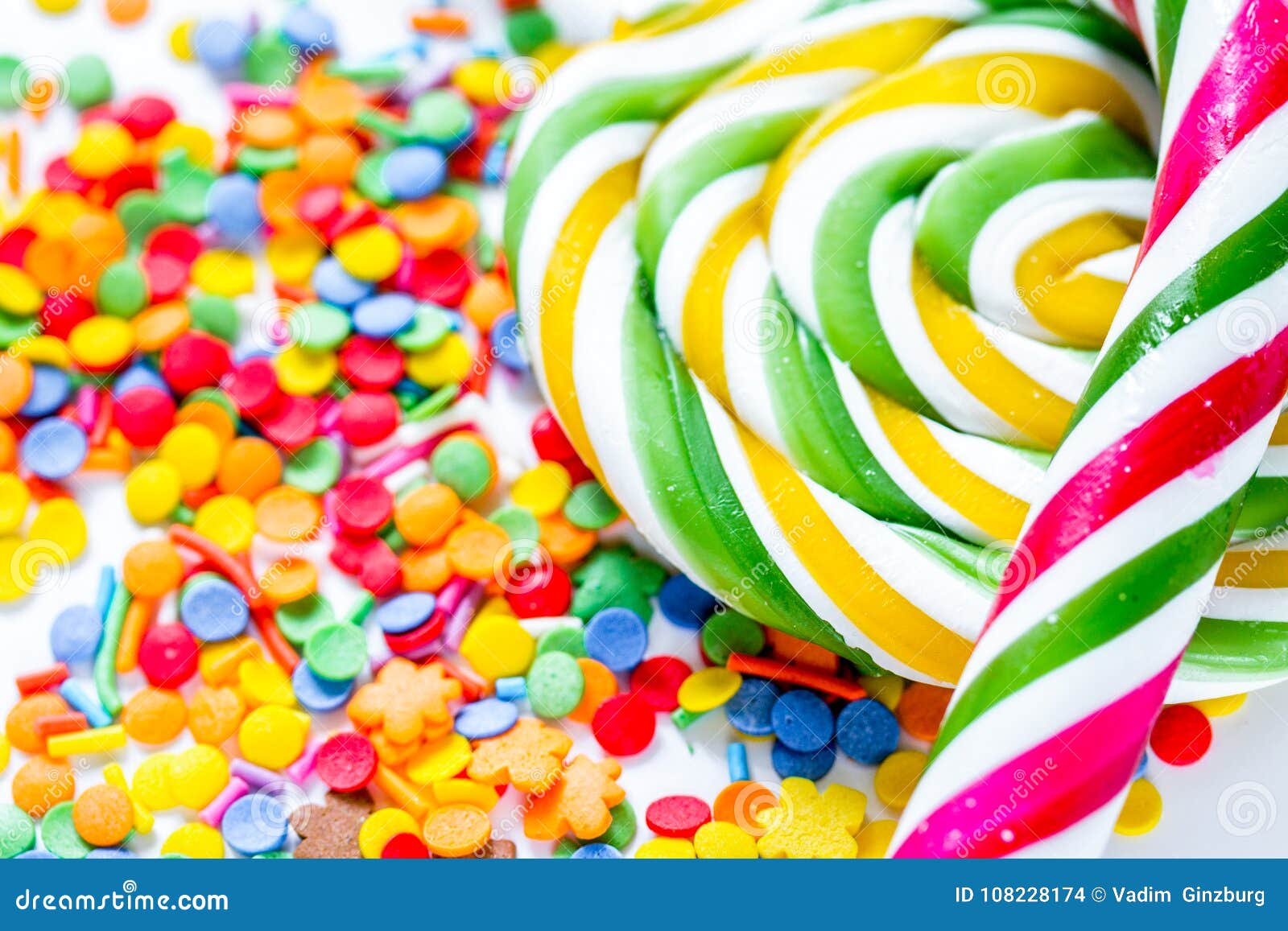 Closeup of Candy on Abstract Texture Background Pattern Stock Photo ...