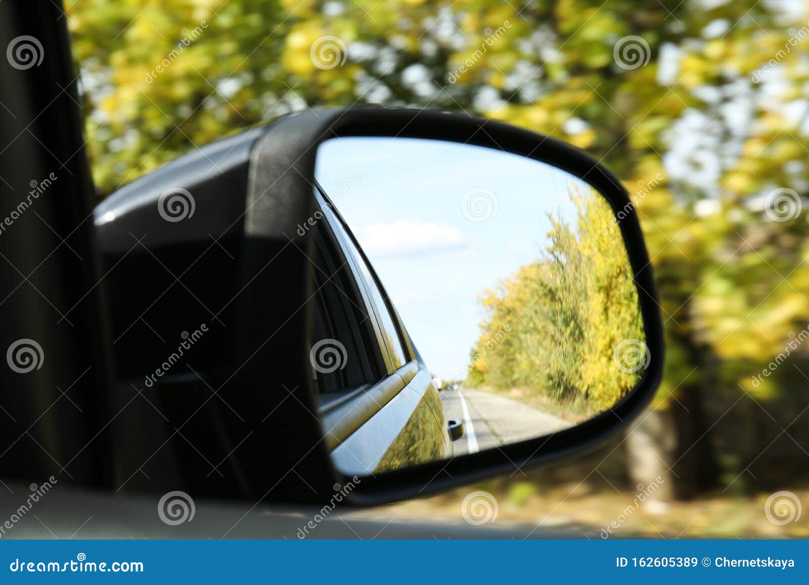 Closeup of Car Side Rear View Mirror Stock Image - Image of automobile ...