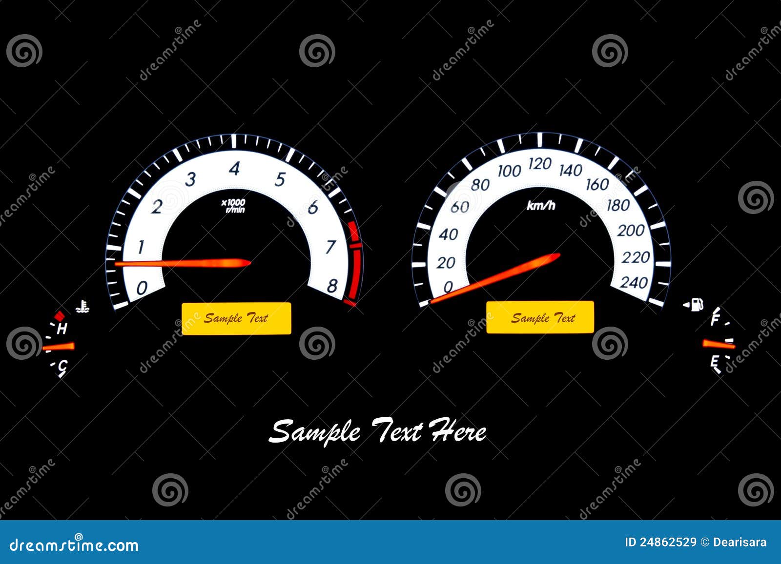 Closeup car speed meter stock image. Image of sport, indicator - 24862529