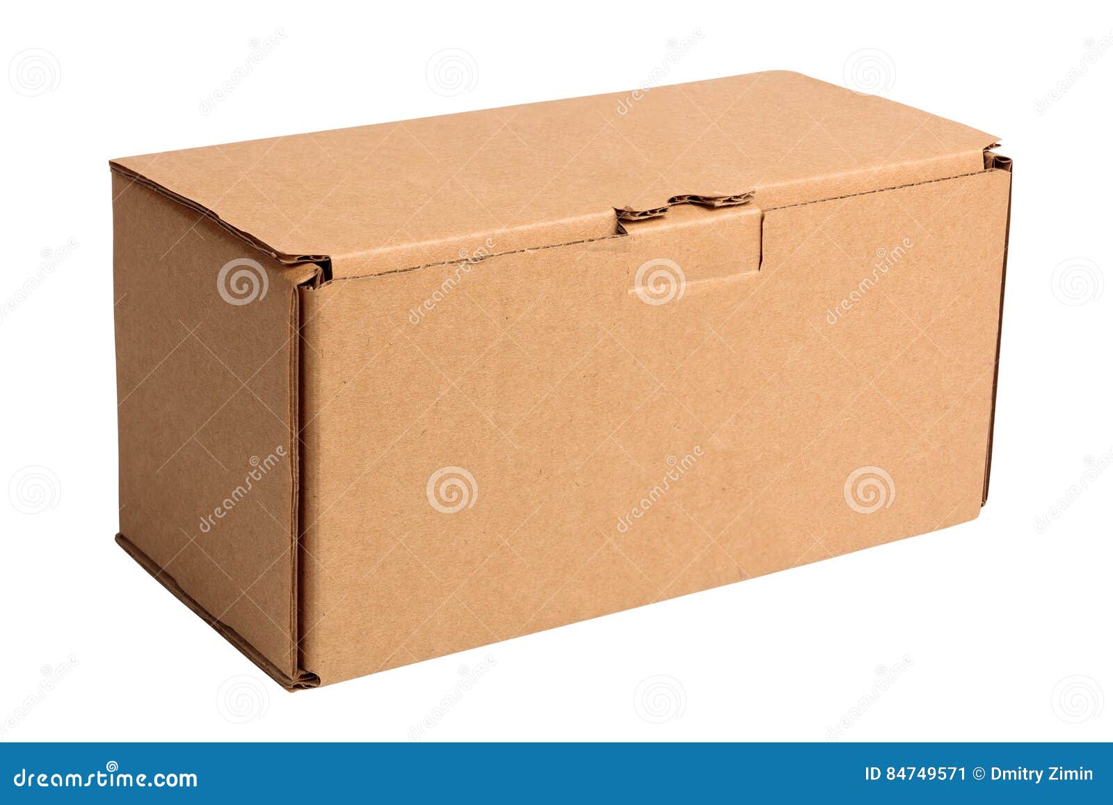 Closeup of cardboard box stock image. Image of parcel - 84749571