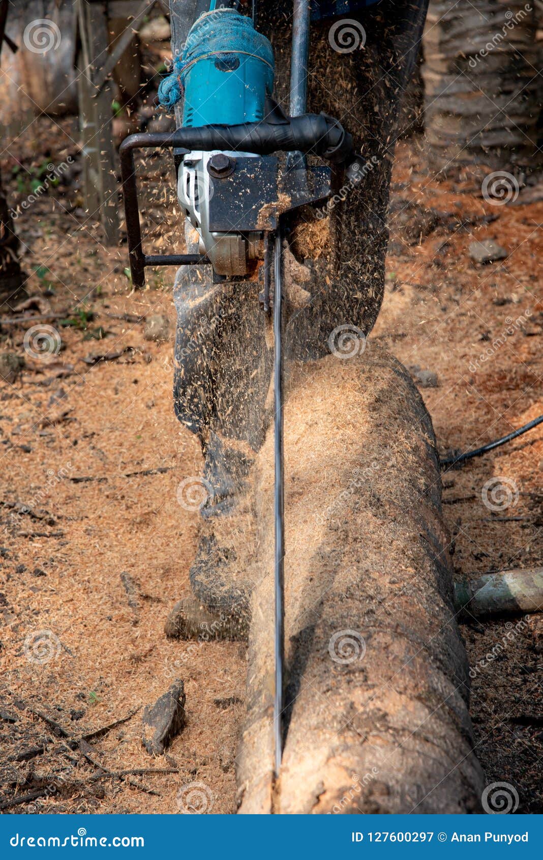 Closeup Of Carpenter With Hand Wood Router Machine At Work. Closeup Of ...