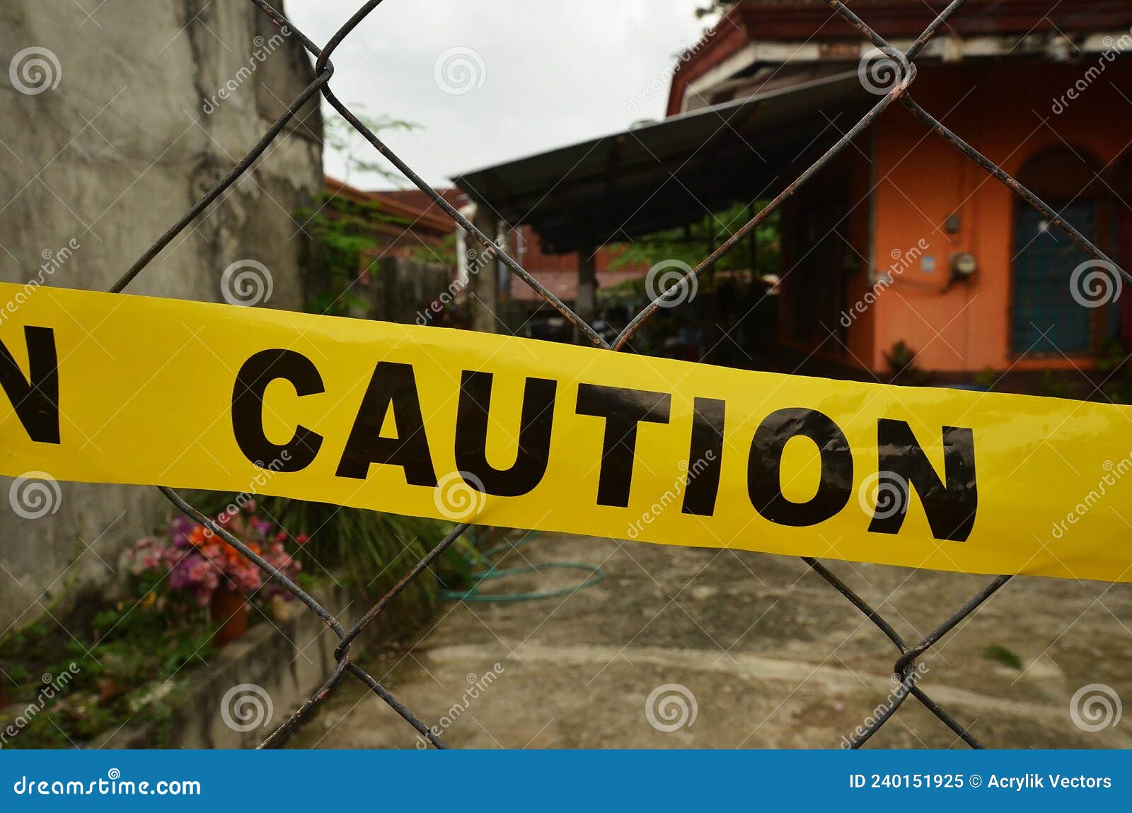 Closeup of Caution sign stock illustration. Illustration of company ...