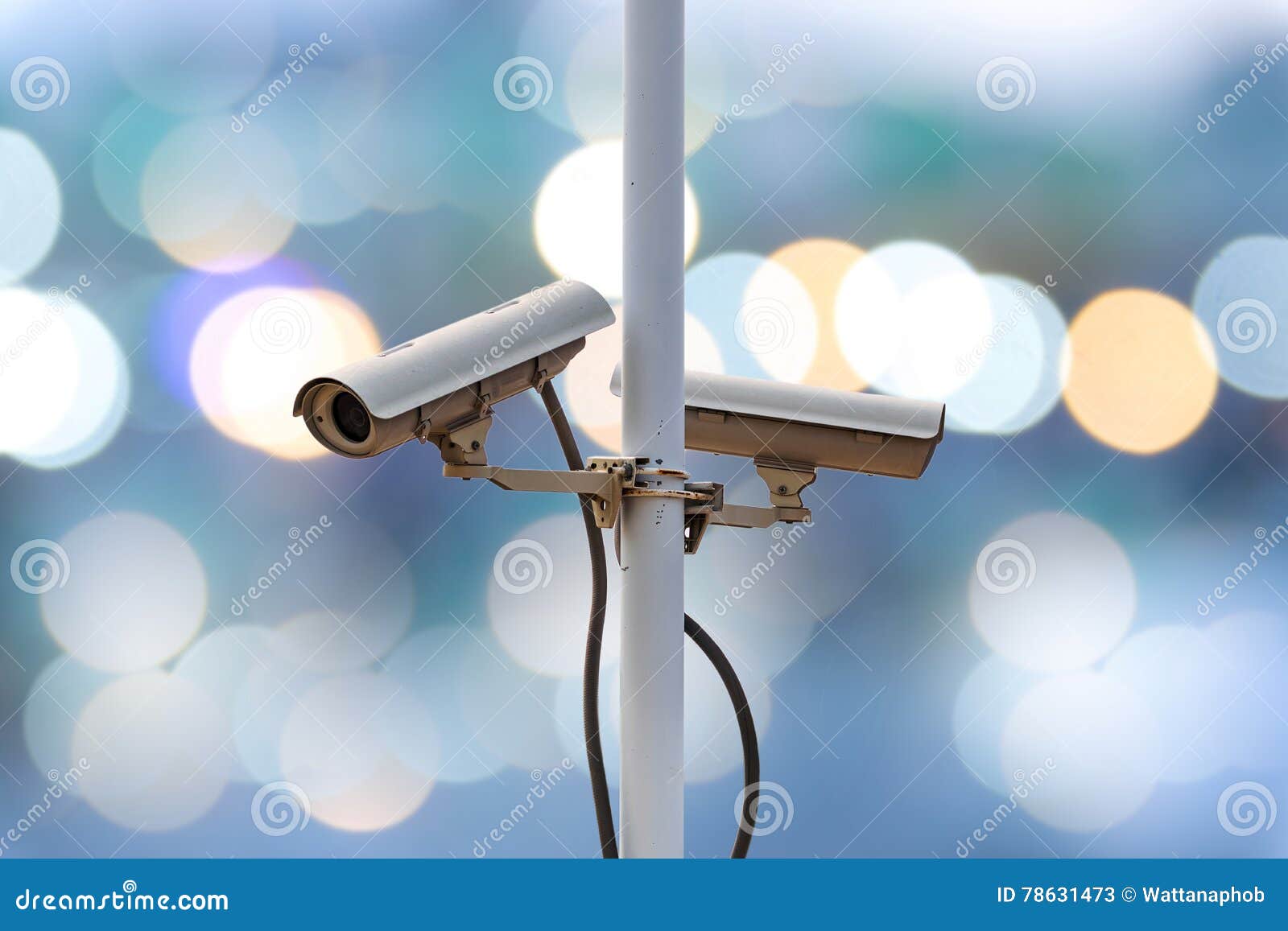 Closeup CCTV camera stock image. Image of electric, city - 78631473