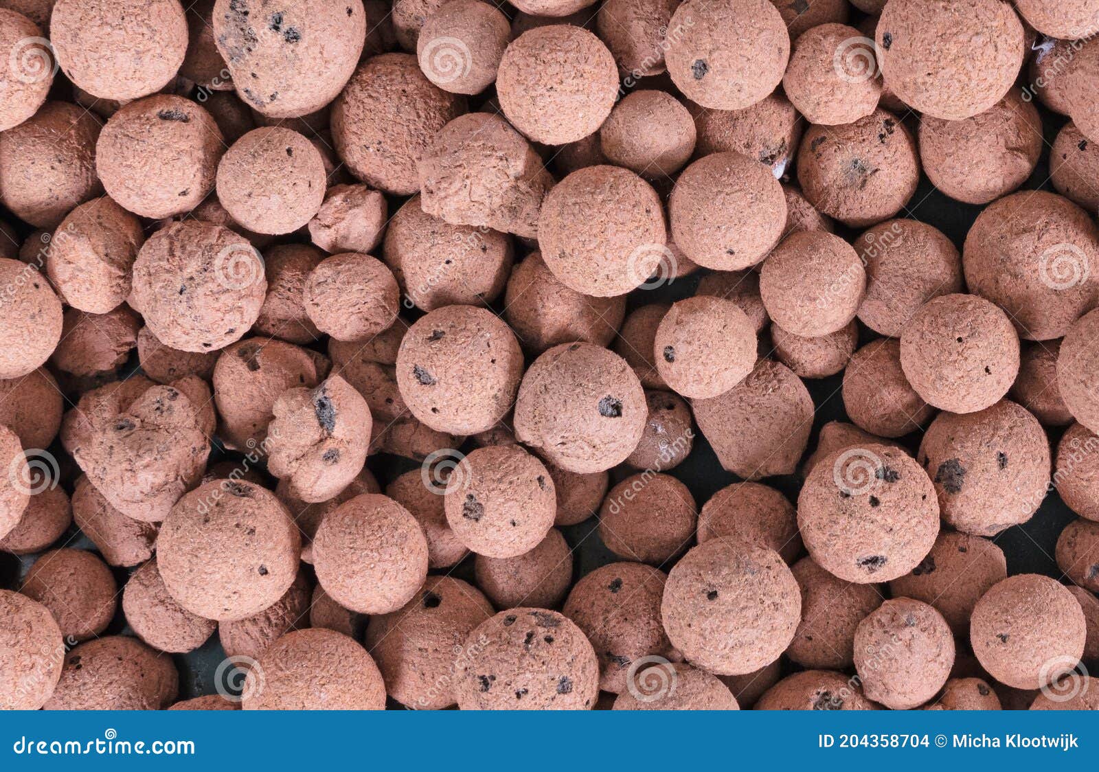 Closeup of Ceramic Balls Called Hydroball Stock Photo - Image of ...