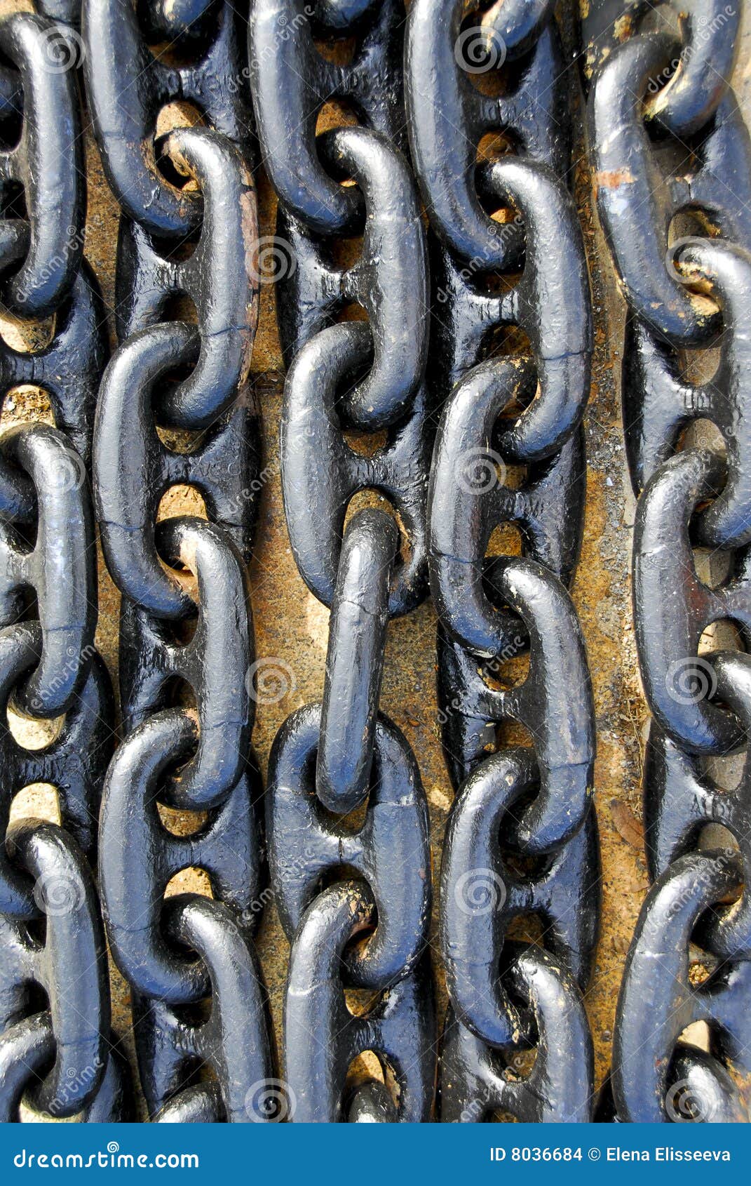 Closeup of chains stock photo. Image of power, detail - 8036684