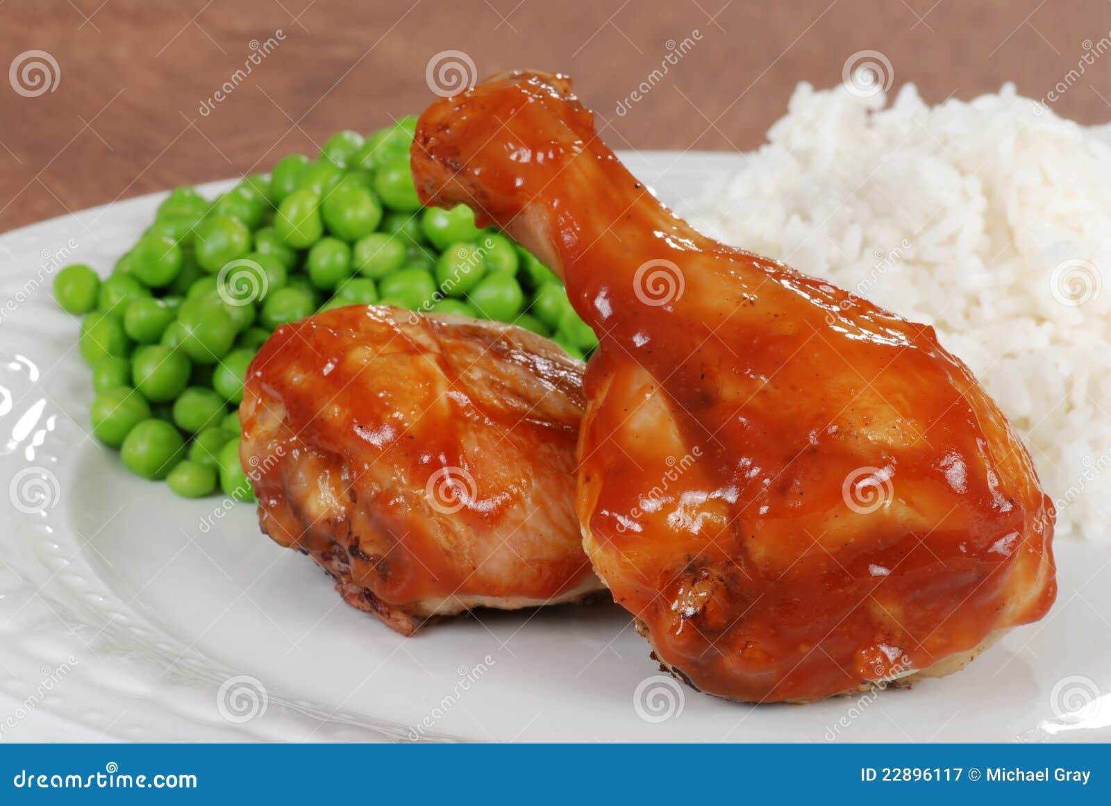 Closeup Of Chicken Inasal Pecho Breast And Wing On A Banana Leaf. It Is ...