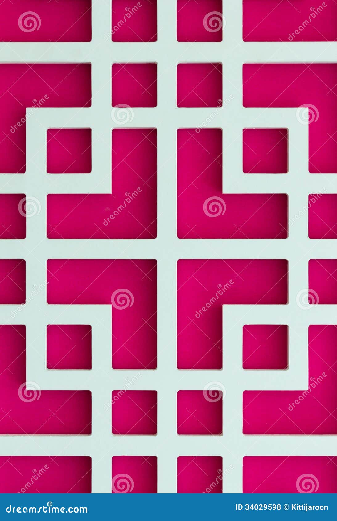 Closeup Chinese Pattern on Pink Background Stock Photo - Image of ...