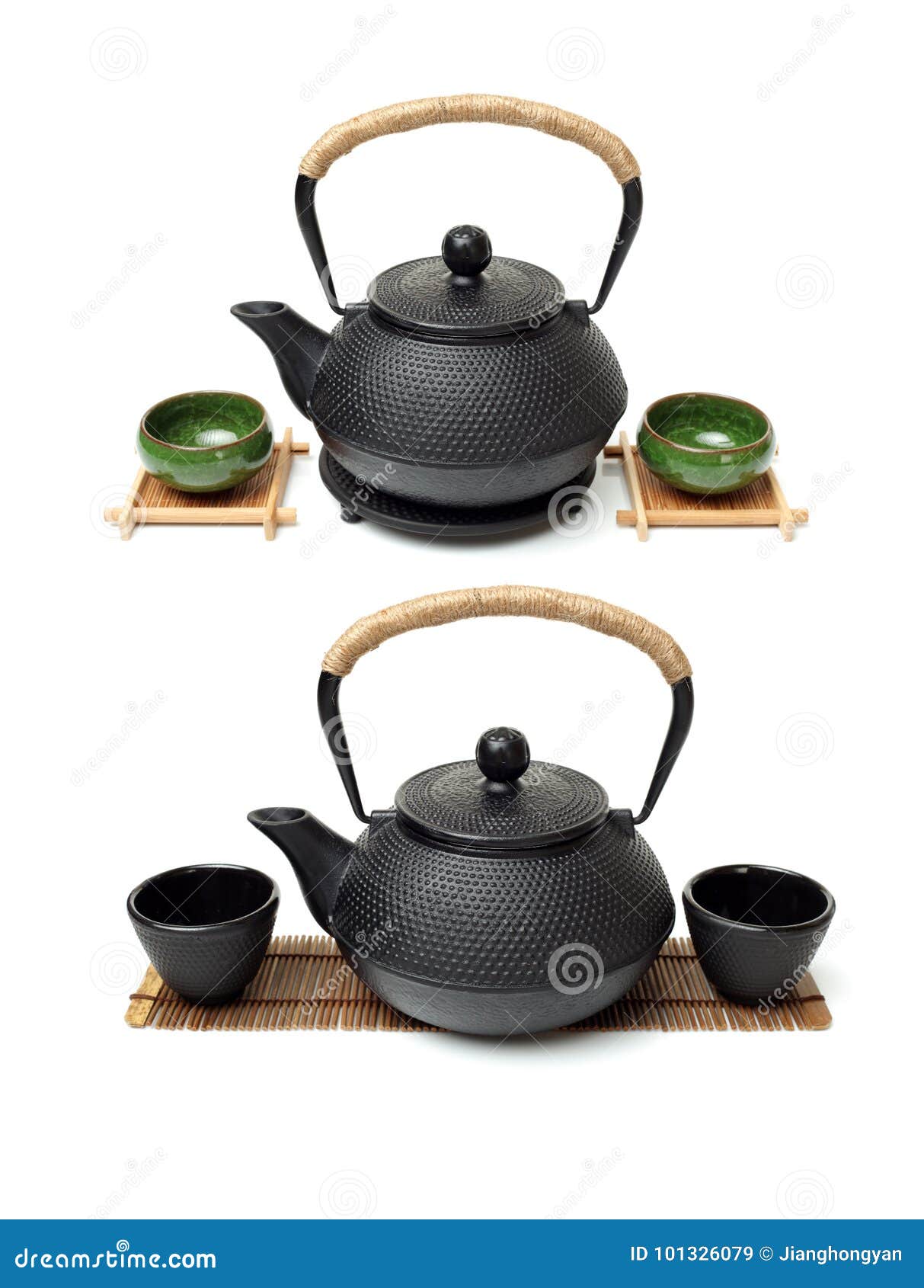 Closeup of chinese tea set stock image. Image of horizontal - 101326079