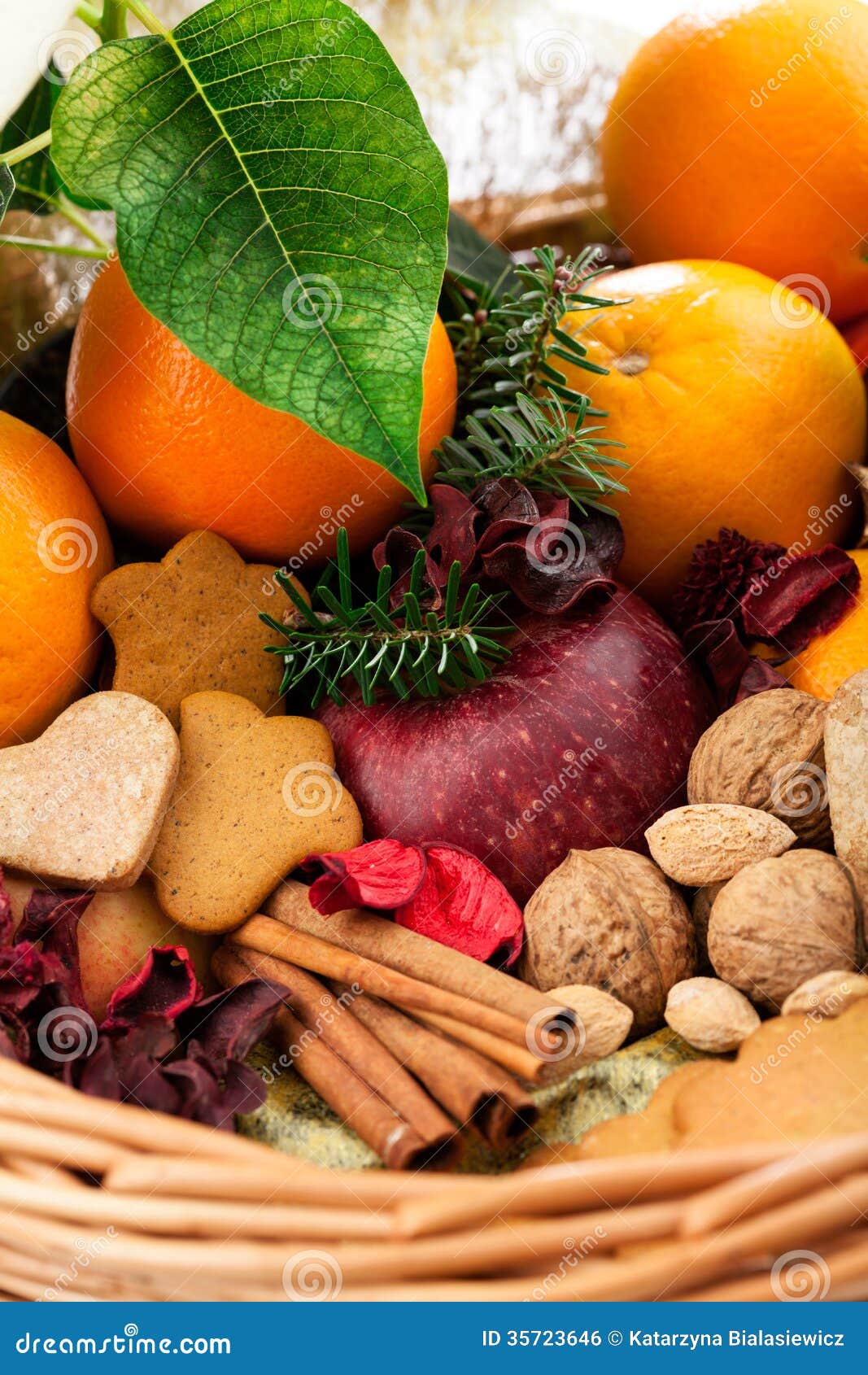 Closeup of a Christmas Goodies Stock Photo - Image of cookie, food ...
