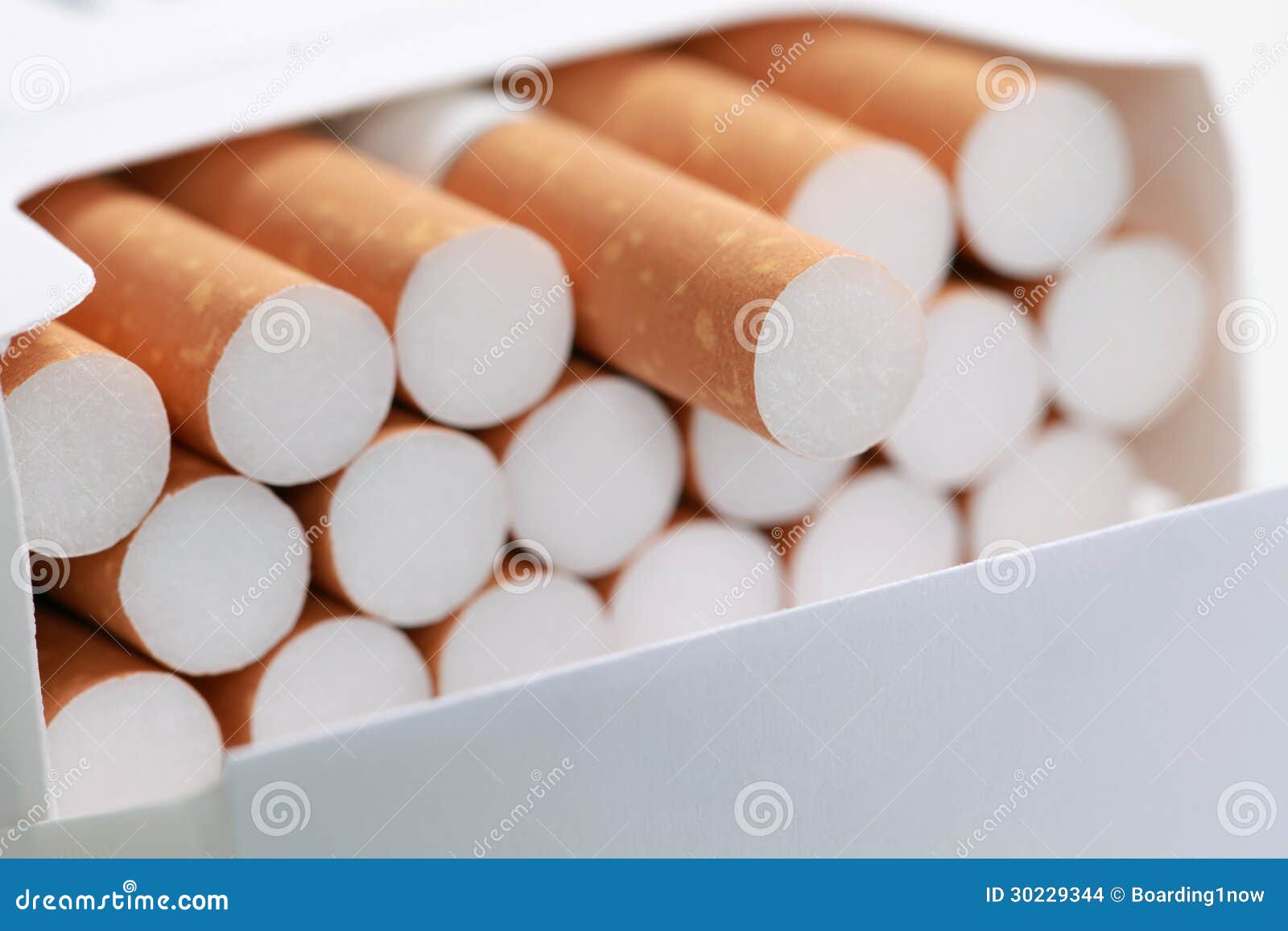Cigarettes in a pack stock photo. Image of copy, packet - 30229344