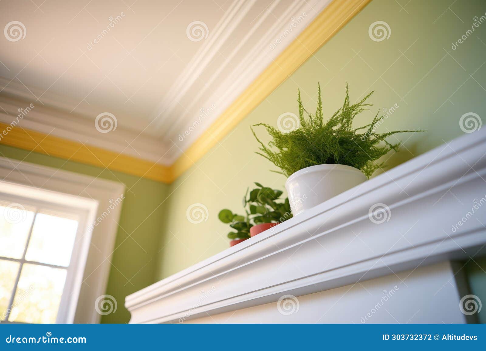 Dentil Molding Detail On Greek Structure Facade Stock Photo ...