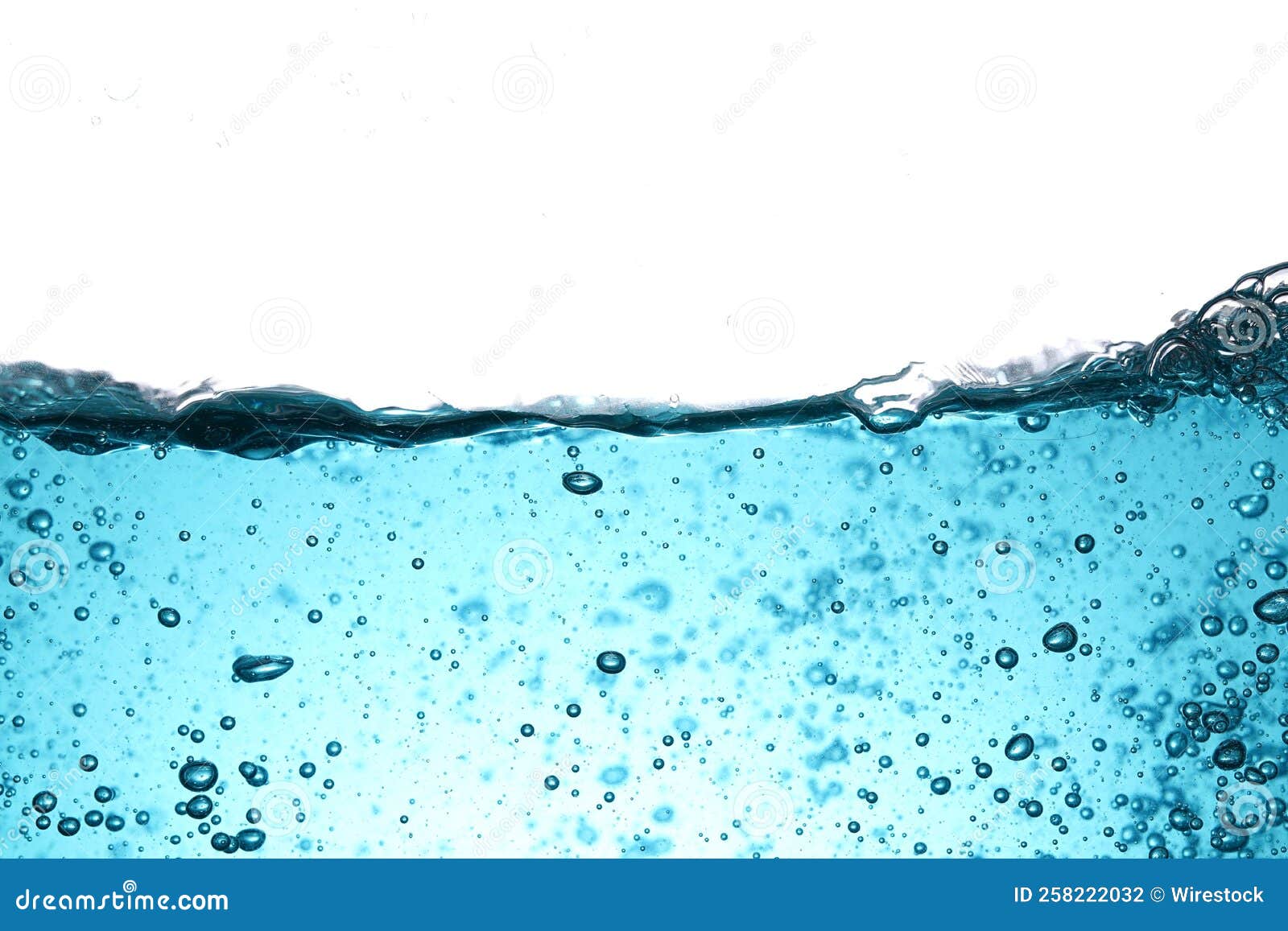 Closeup of Clean Water Texture on a White Background Stock Photo ...