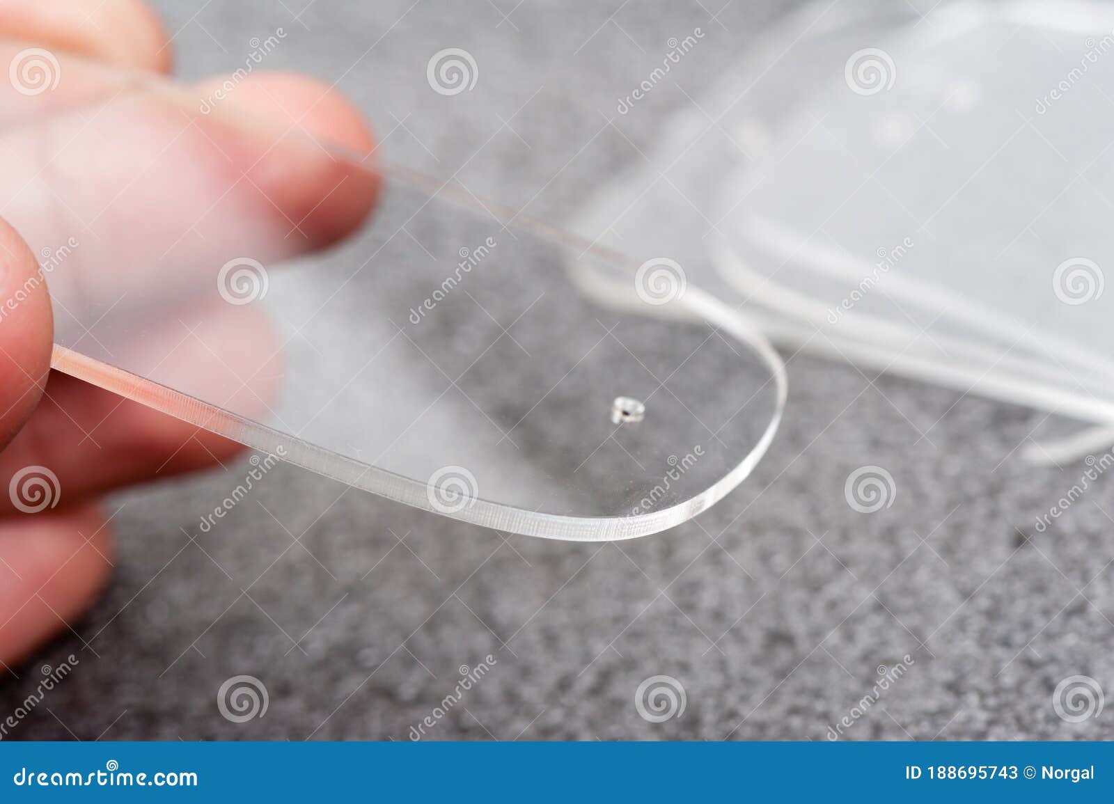 Clear acrylic template stock image. Image of plastic - 188695743